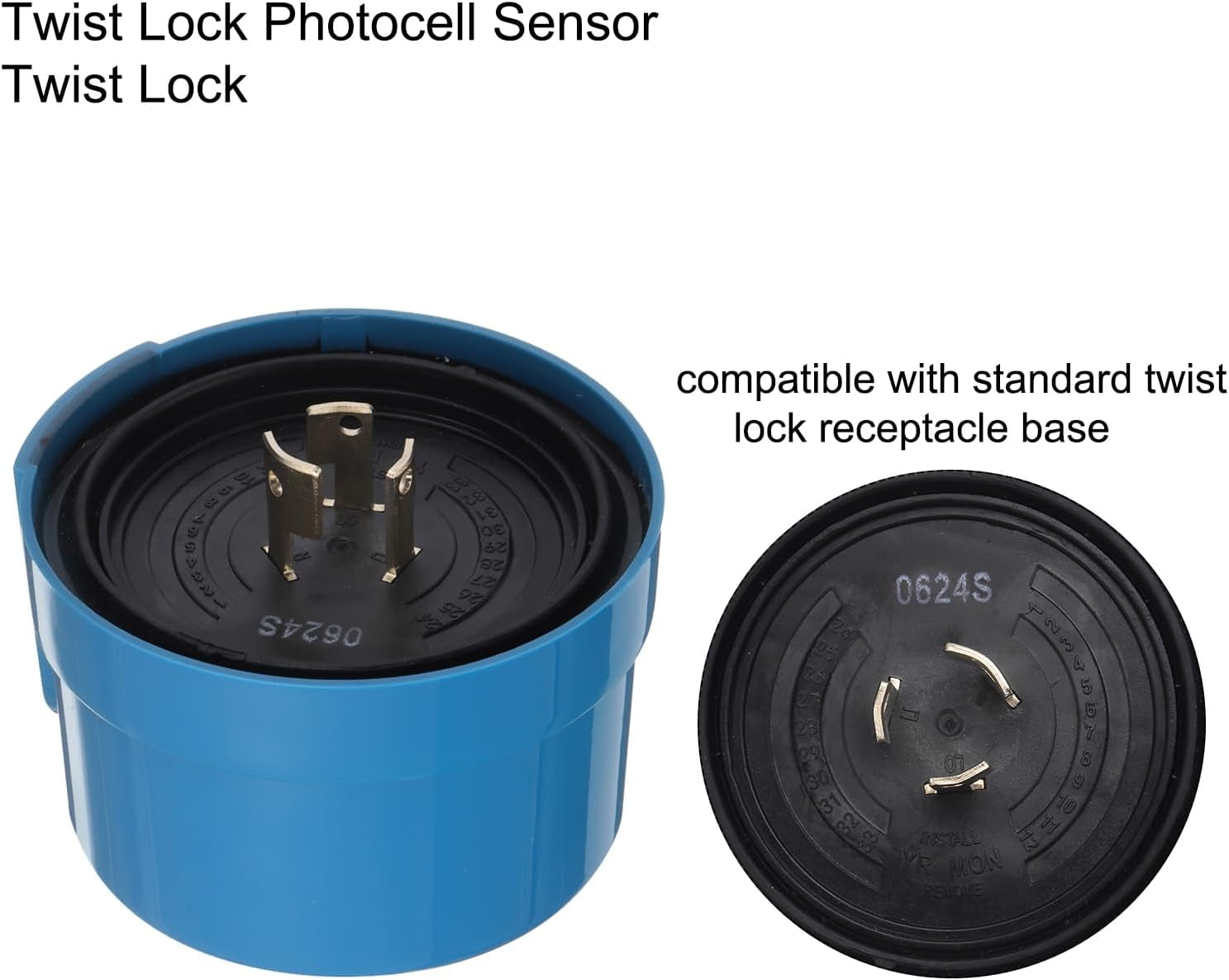 OTGFRF-JL-205C Twist Lock Photocell for Outdoor Lights, Photocell ...