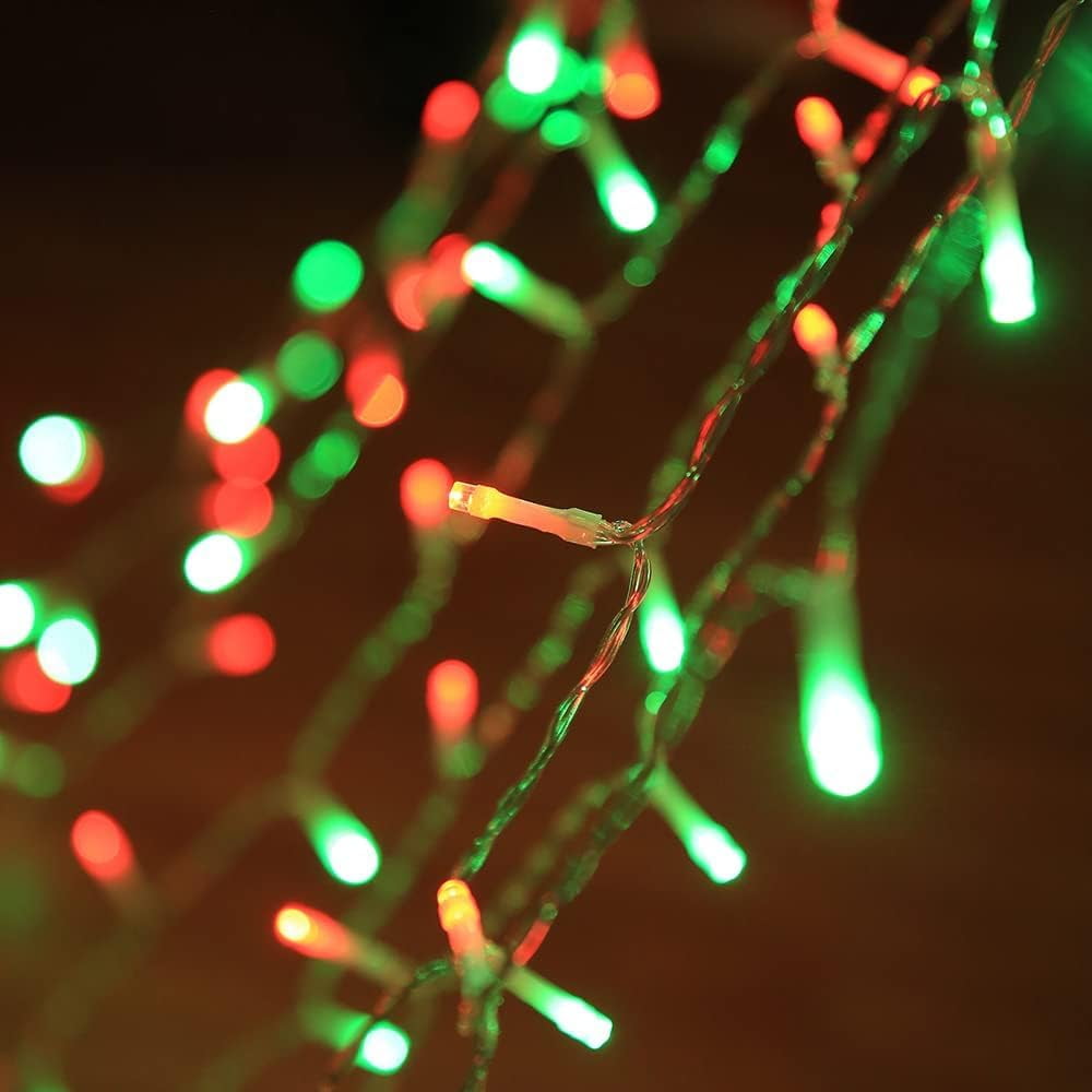 OTGFRF-Outdoor Christmas Decorations Star Lights String,317 LED 11.5 ft ...