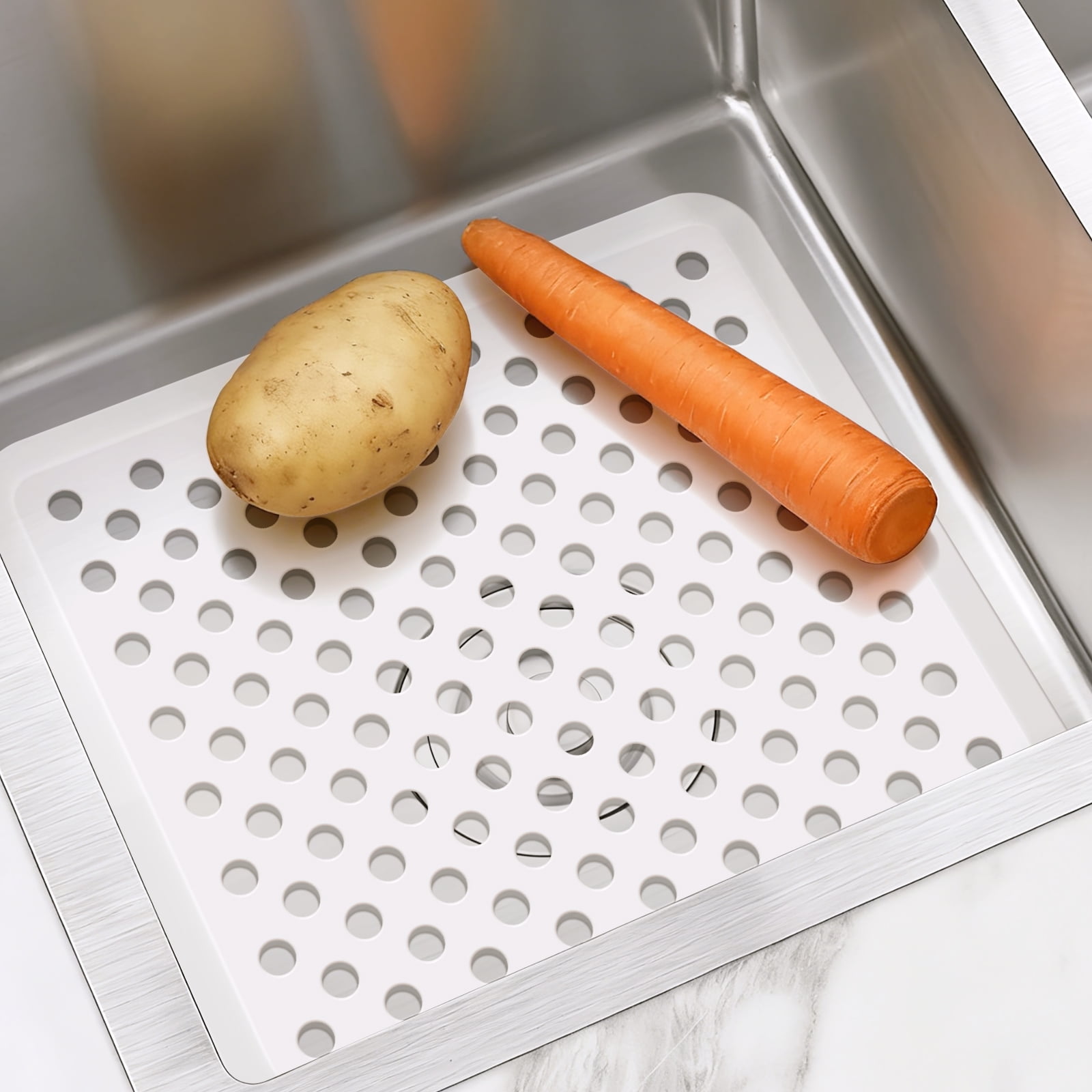 OTHWAY 2-Pack Sink Protector Mat, Kitchen Sink Liner Pad for Bottom of ...