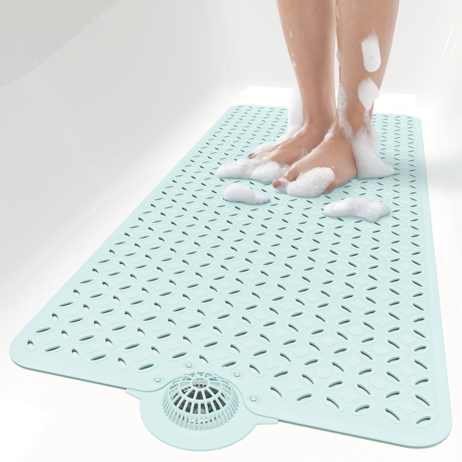 OTHWAY Non-Slip Bath Mat for Tub with Hair Catcher, 39