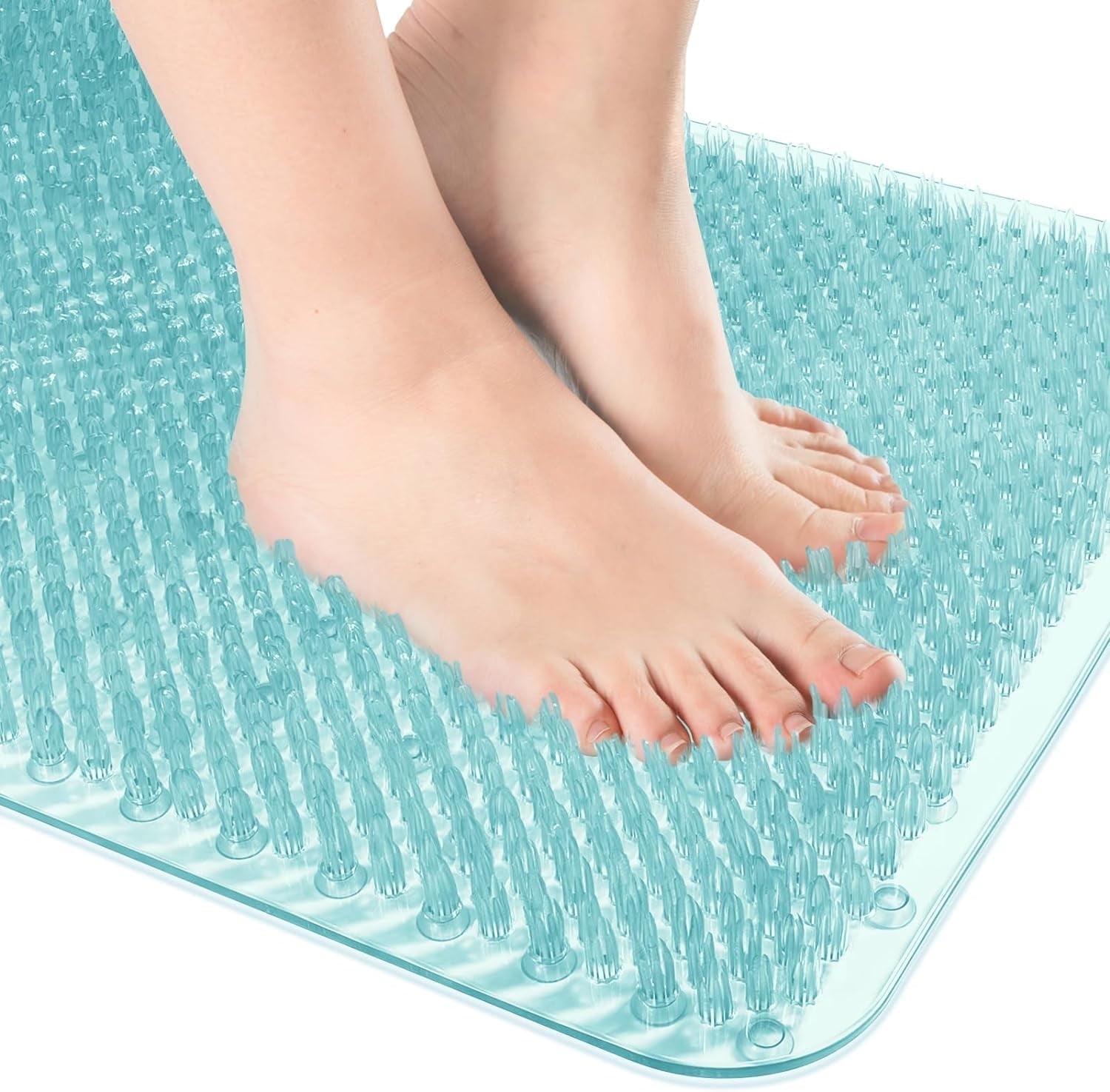 OTHWAY Non Slip Grassy Bathtub Mat :25.6x13.4 inches Spa Foot Massage ...