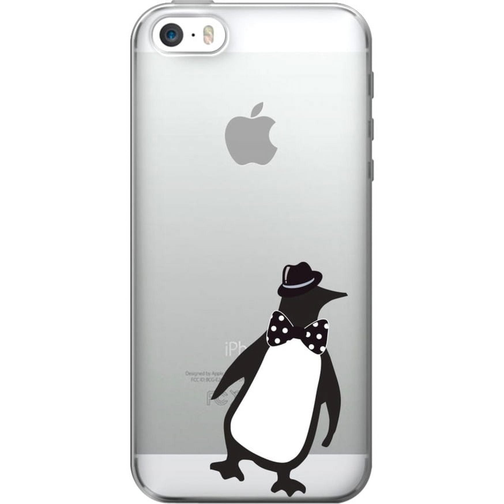 Critter Prints Clear Phone Case, Penguin - Walmart.com