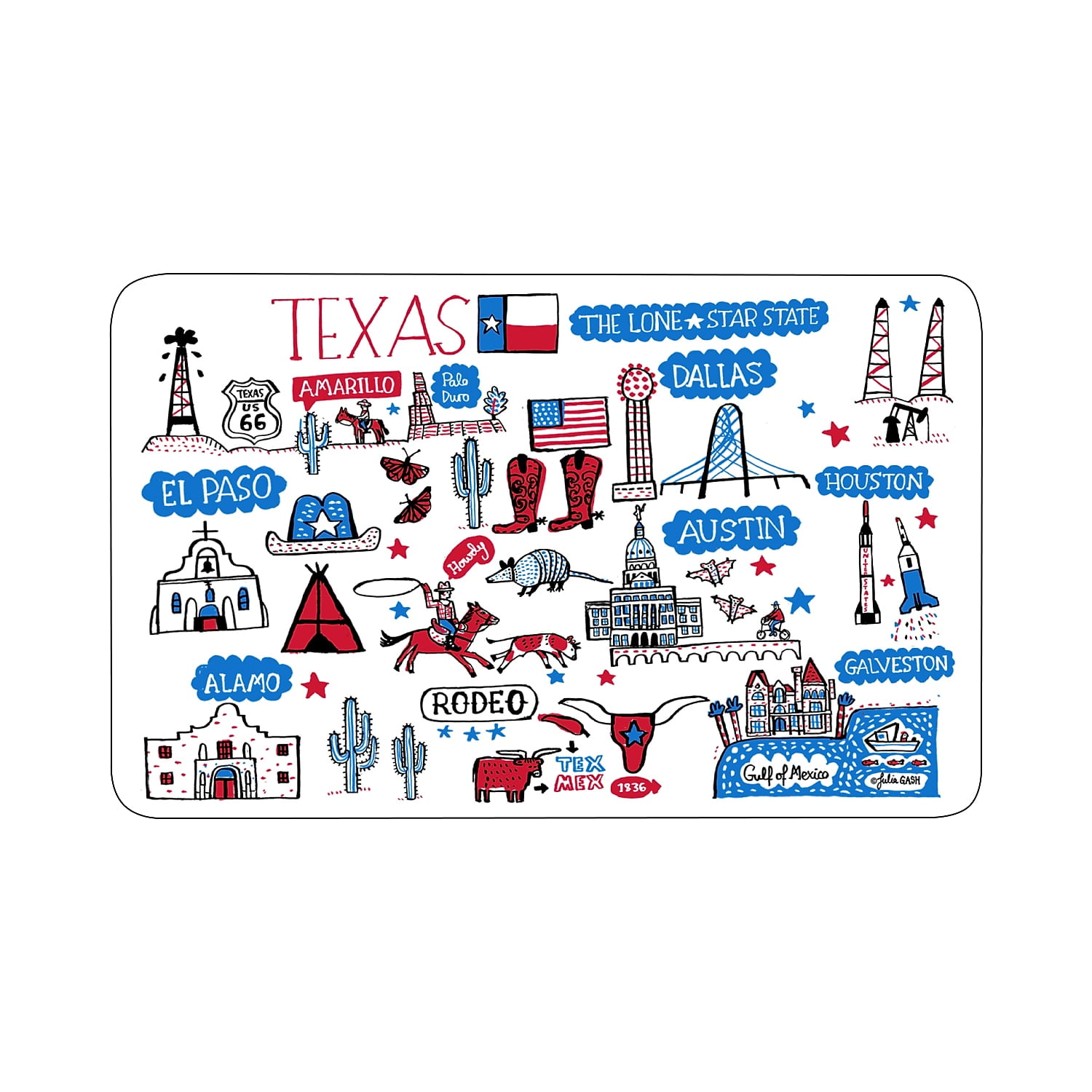 OTM Essentials Prints Series Non-Skid Mouse Pad Multicolor (OP-MHH-JG1 ...