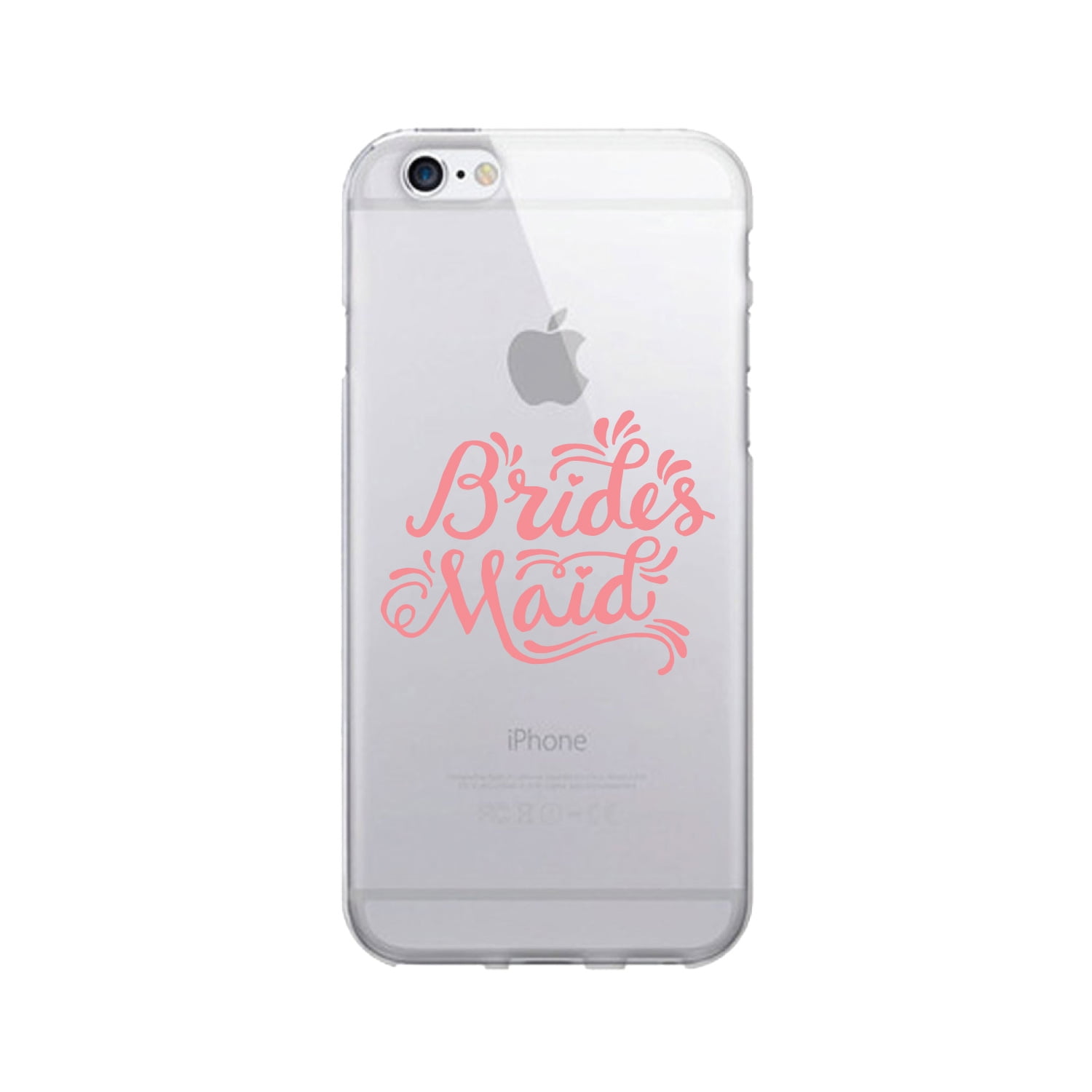 OTM Prints Clear Phone Case, Brides Maid Pink - iPhone 6/6s/7/7s ...