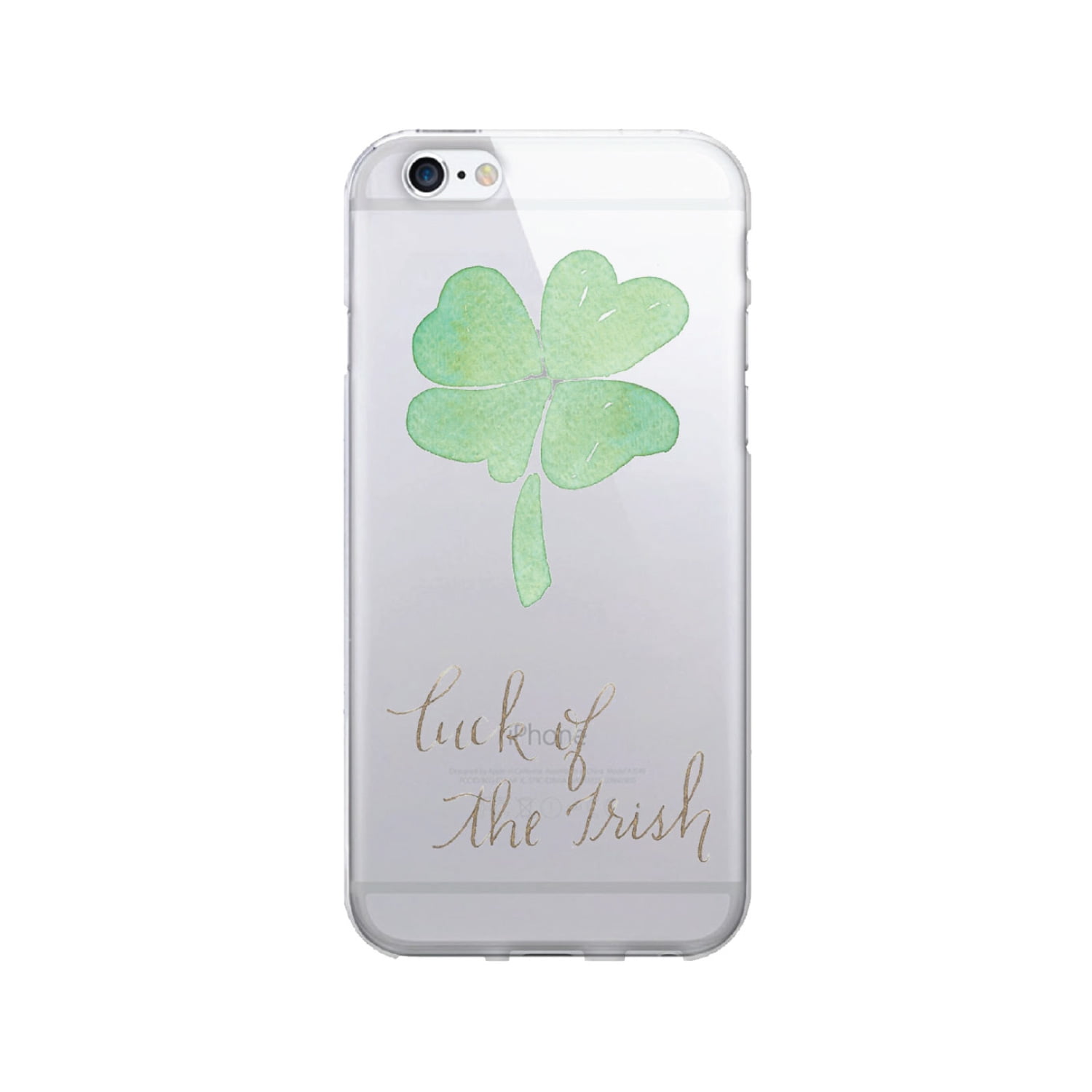 OTM Prints Clear Phone Case, Luck of the Irish - iPhone 6 Plus/7 Plus ...