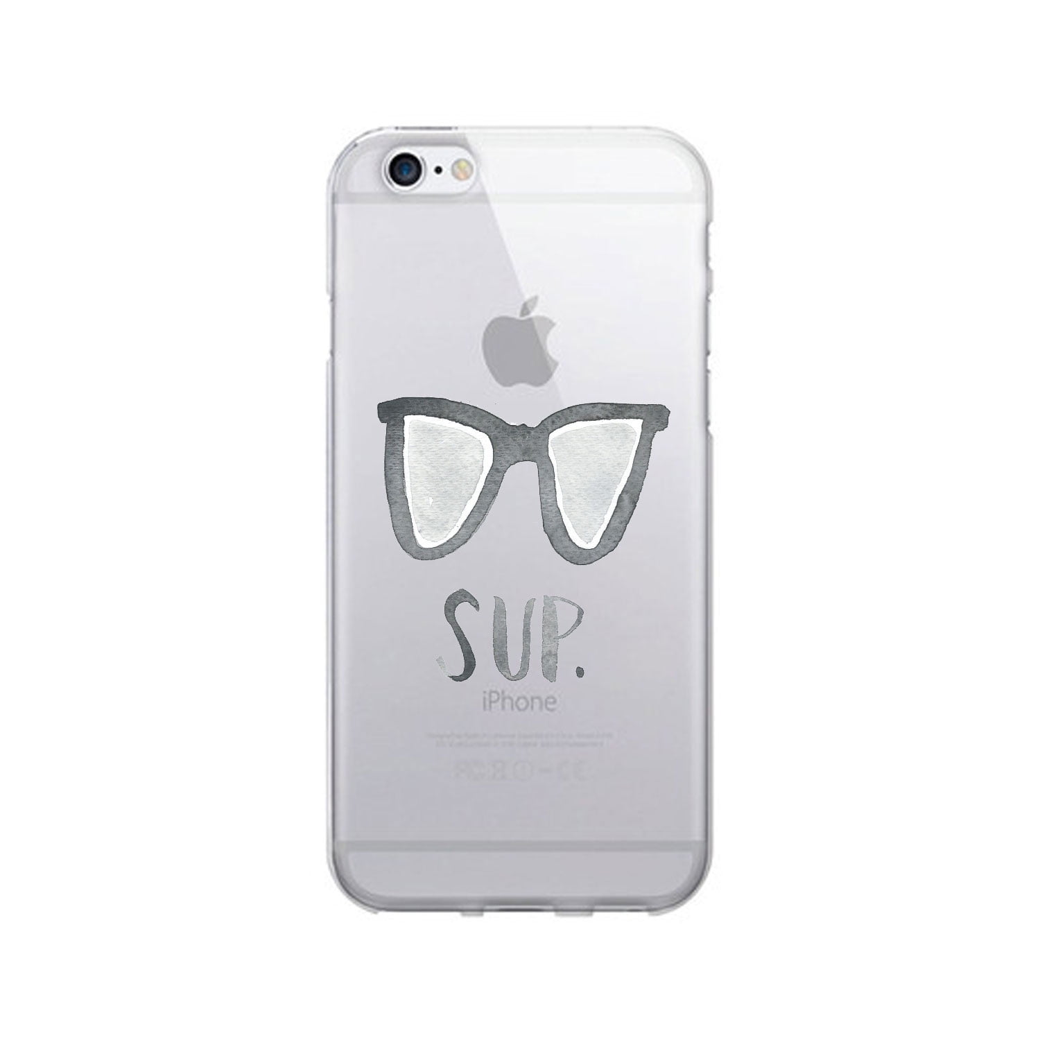 OTM Prints Clear Phone Case, SUP Cool Dude - iPhone 6 Plus/7 Plus ...