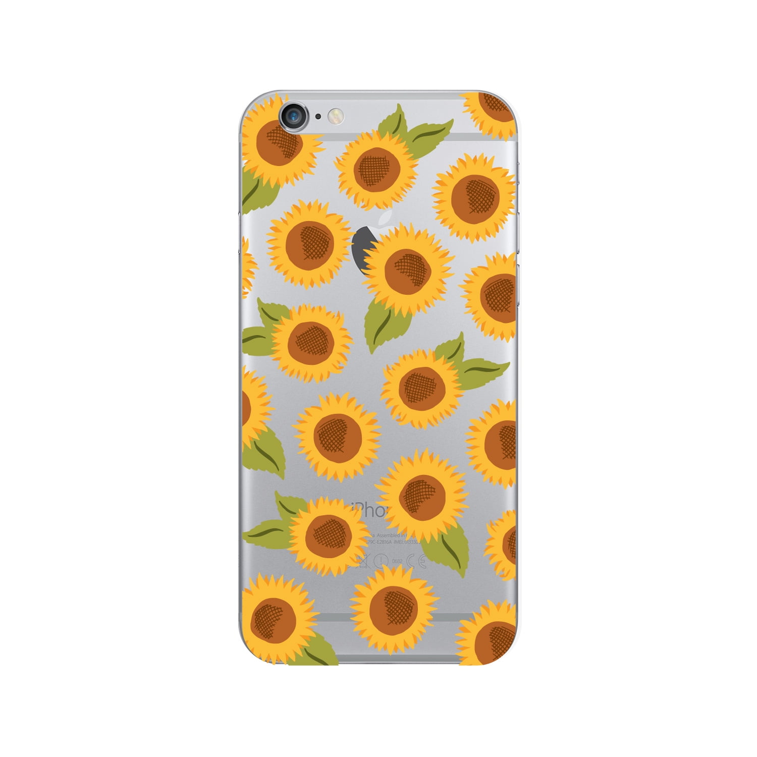 OTM Prints Clear Phone Case, Sunflowers Yellow - iPhone 6 Plus/7 Plus ...