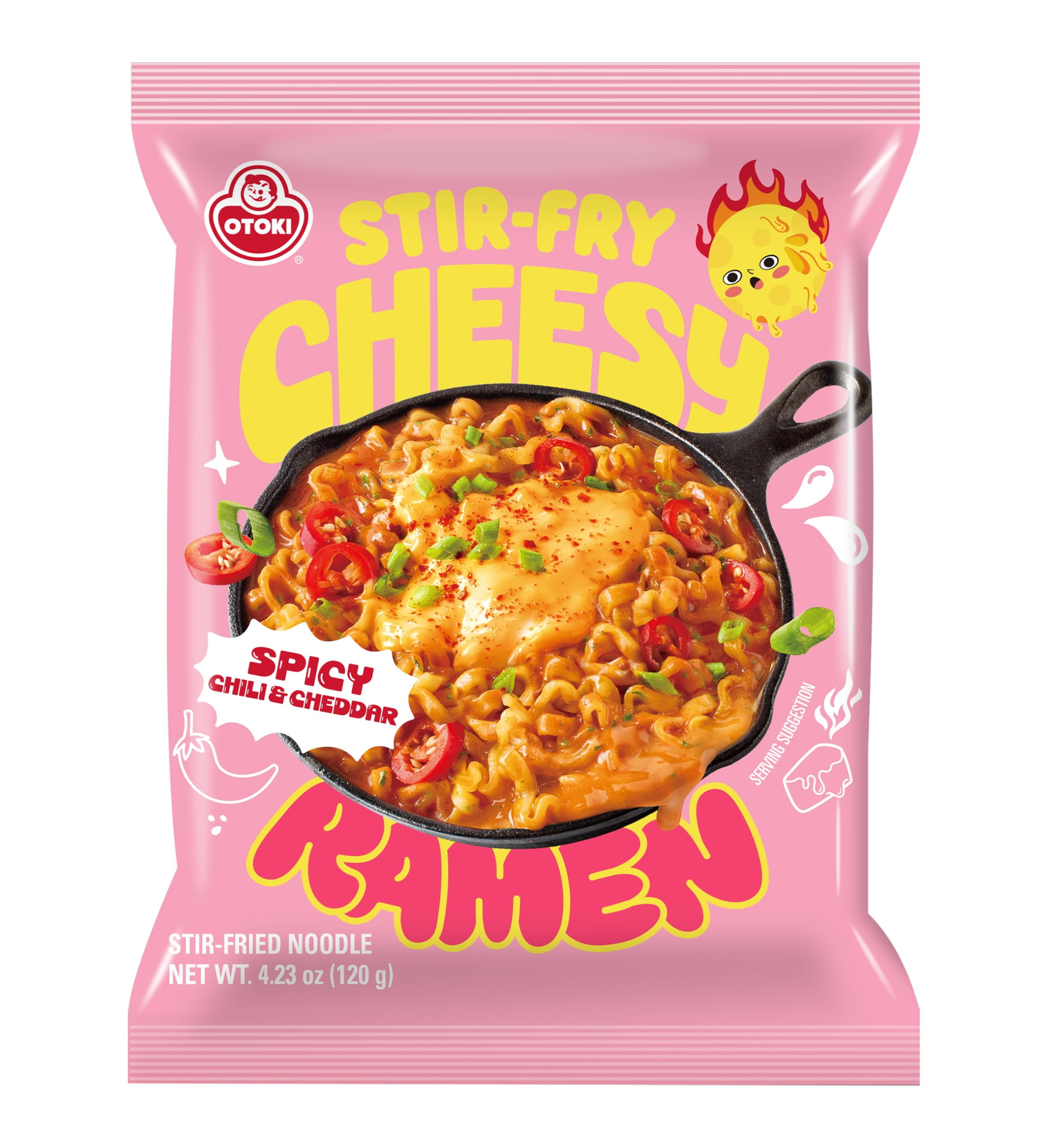 OTOKI Cheesy Ramen - DEF29 Spicy Chili & Cheddar Flavor | Bold, Cheesy ...