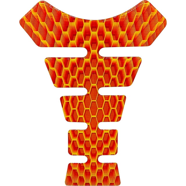 OTOLIMAN 3D Motorcycle Carbon Vinyl Gel Gas Tank Pad Protector Decal ...