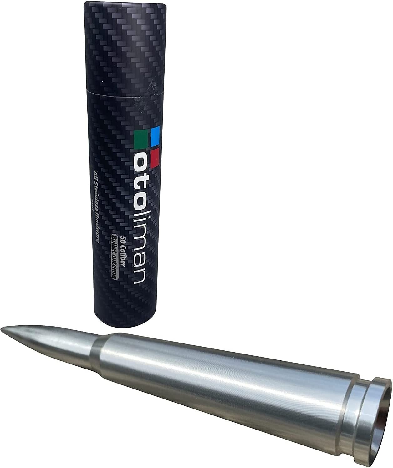 OTOLIMAN BULLET ANTENNA 50 CAL CALIBER TRUCK JEEP WRANGLER JK & JL ...