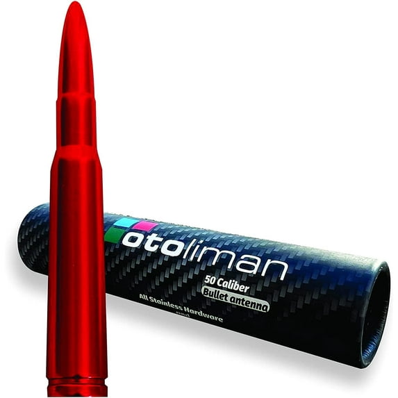 OTOLIMAN BULLET ANTENNA 50 CAL CALIBER for TRUCK DODGE RAM 1500 FORD ...