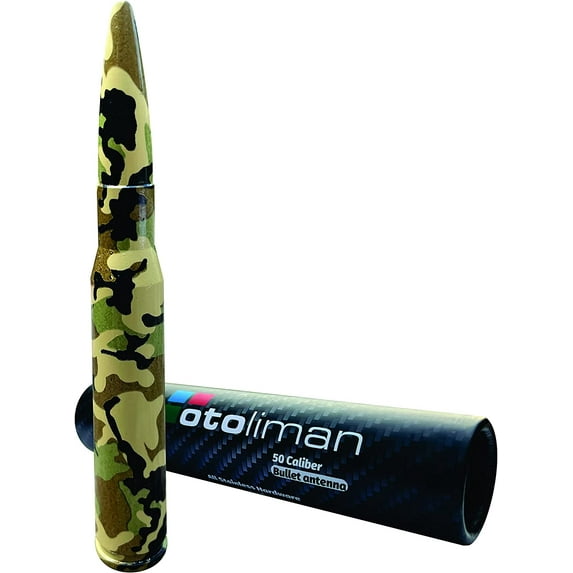 OTOLIMAN BULLET ANTENNA 50 CAL CALIBER for TRUCK DODGE RAM 1500 FORD ...