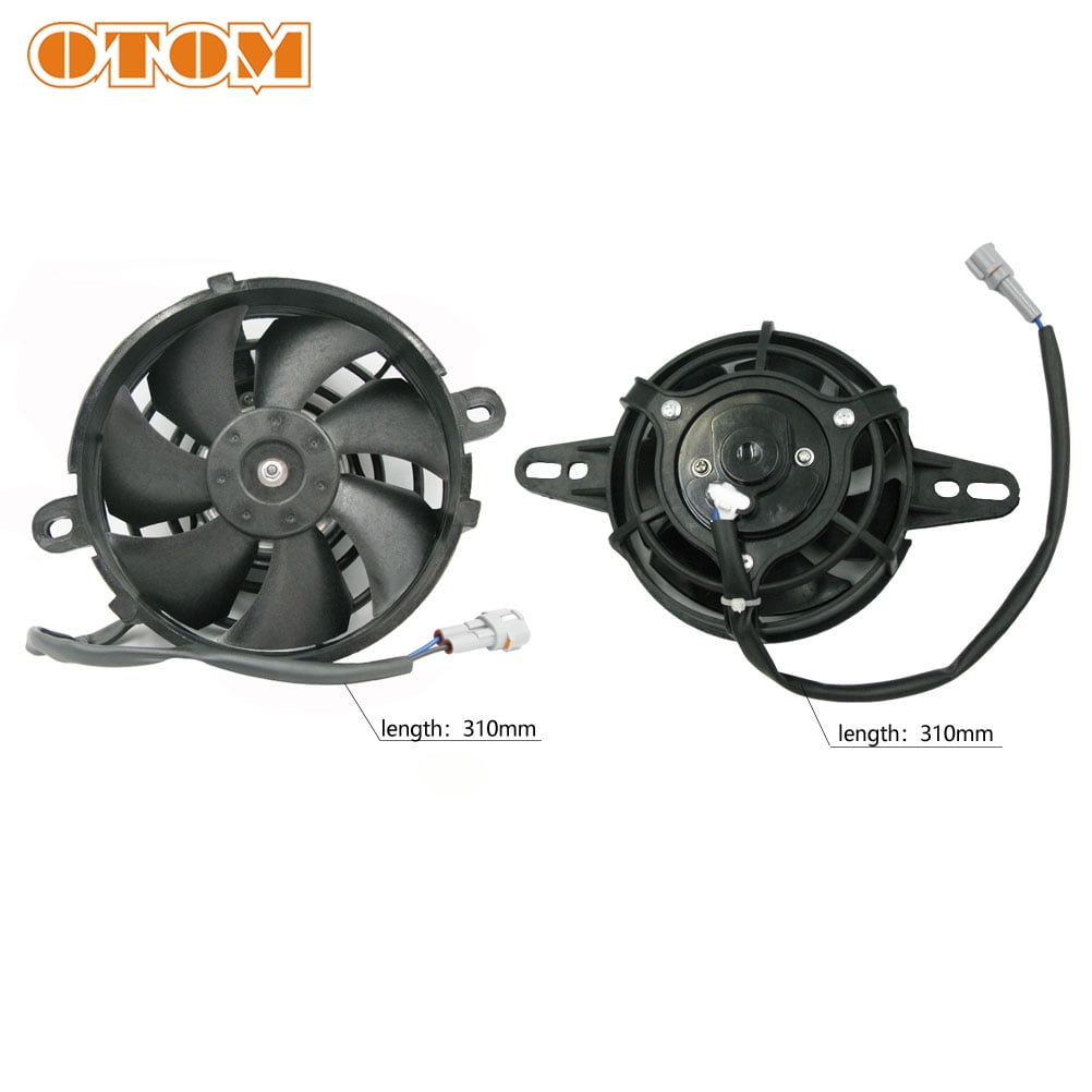 OTOM Universal Radiator Fan Motorbike Oil Cooler Electric Radiator ...