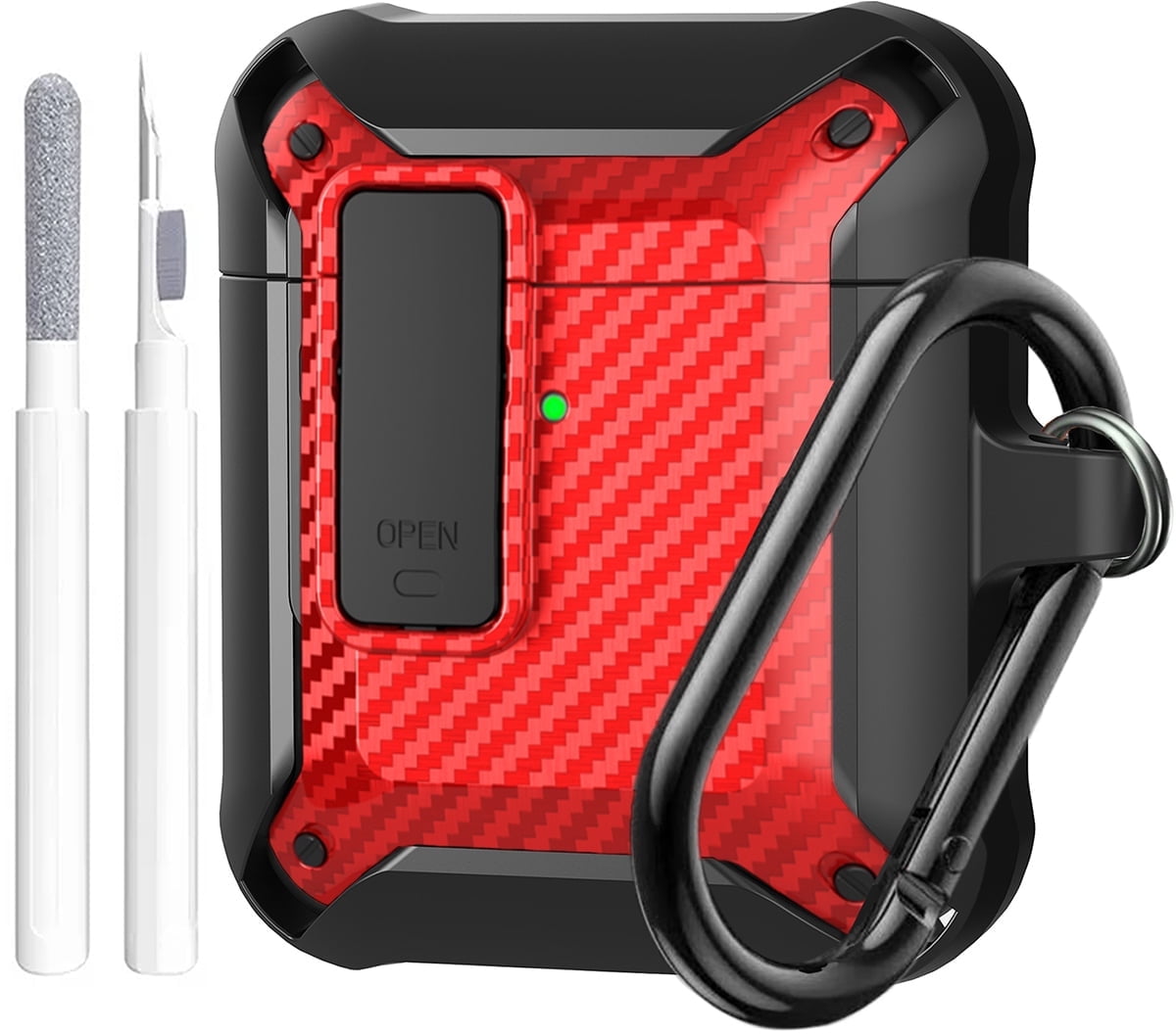 OTOPO for Airpods 2nd 1st Generation Case Men Lock with Cleaner Kit ...