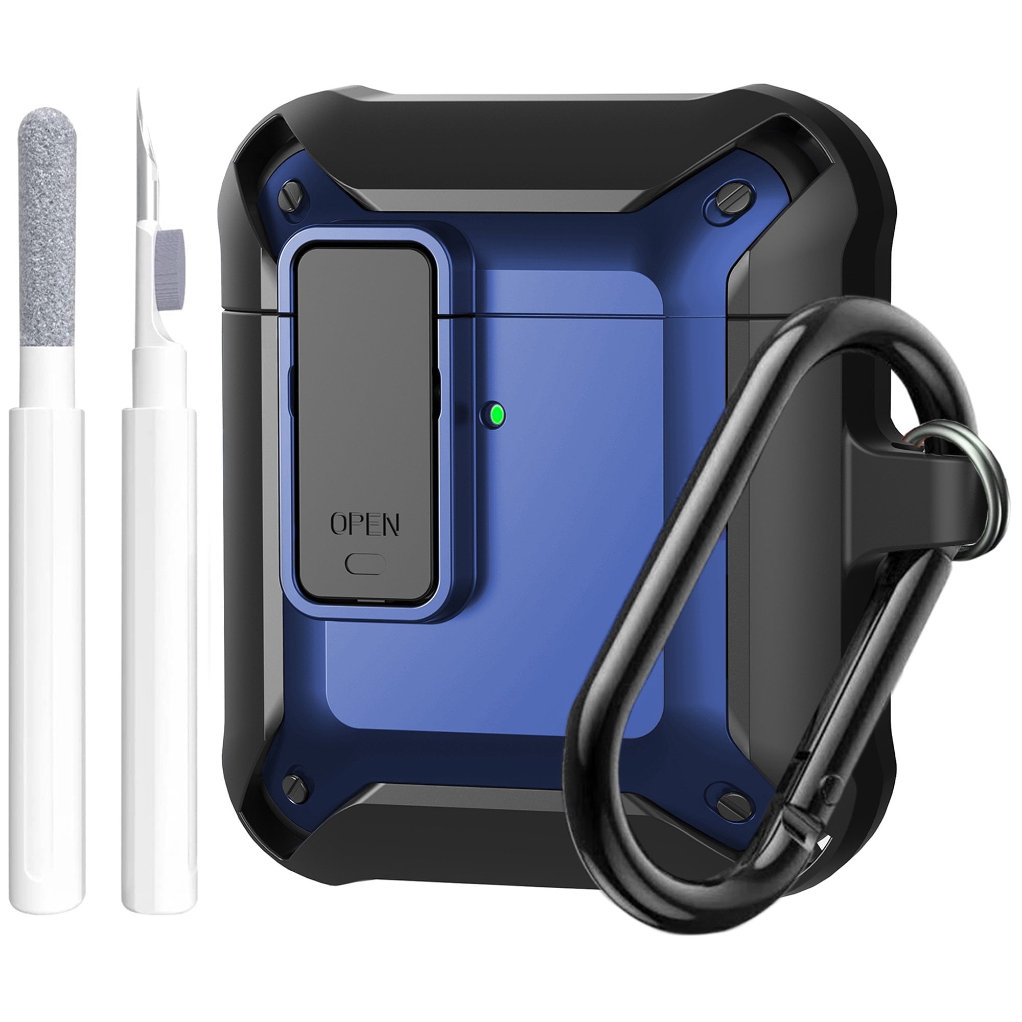 OTOP Airpods 2nd/1st Gen Case Cover with Lock & Cleaning Kit ...