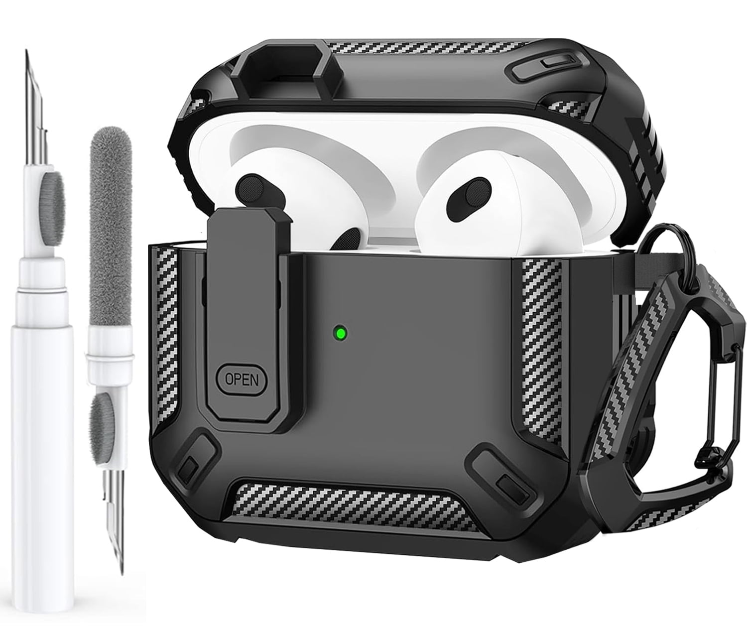 OTOPO for Airpods 3rd Generation Case Cover Lock with Cleaning Kit ...
