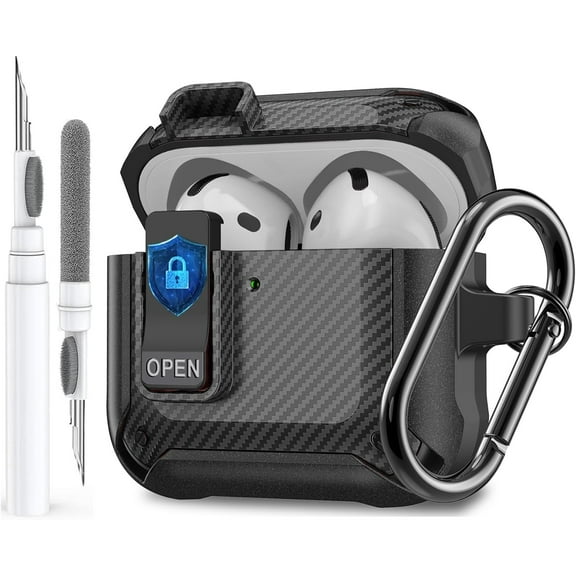 for AirPods 3rd Generation 2021 Case Cover with Lock Clip, Rugged ...