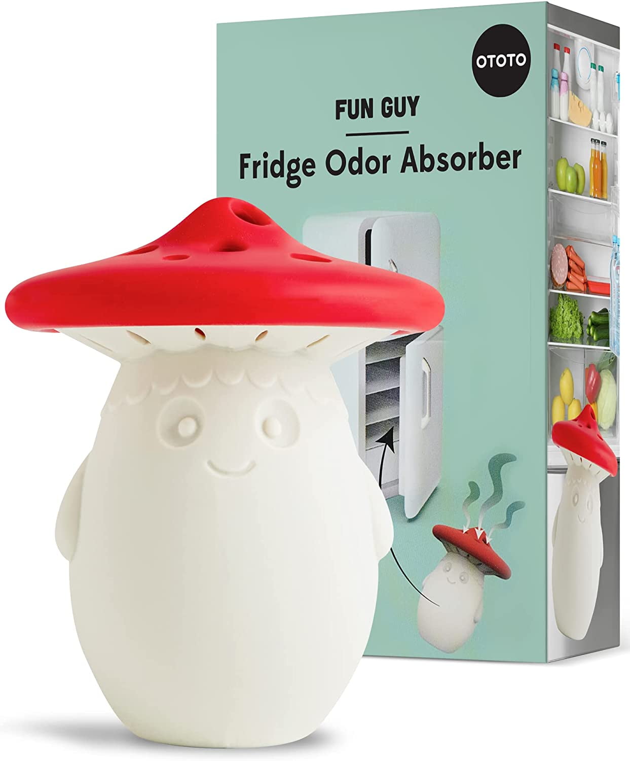 OTOTO Design Fun Guy Mushroom Fridge Odor Absorber - Walmart.com