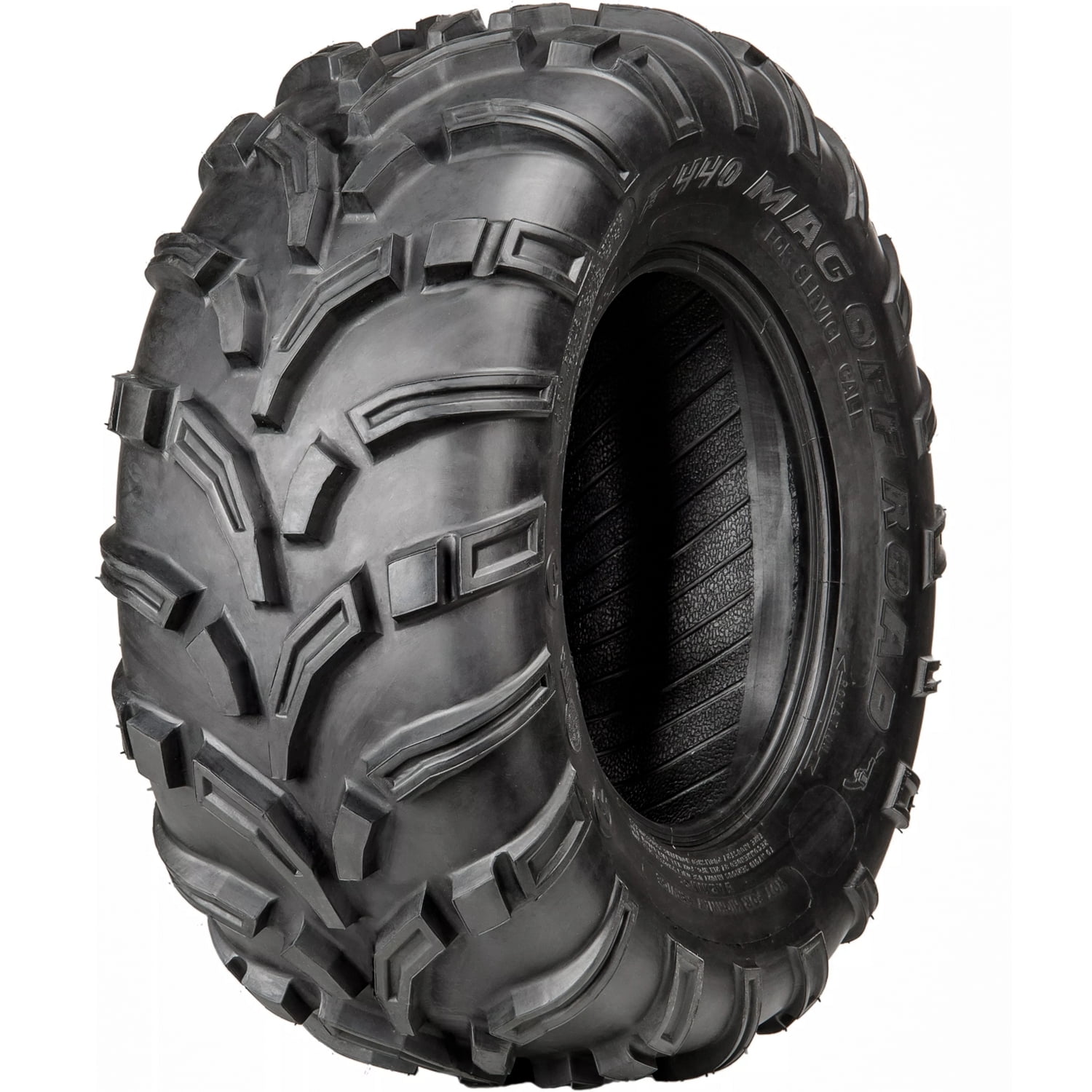 OTR 440 Mag Four Wheeler 25x10.00-12 6 Ply A/T All Terrain ATV UTV Tire ...