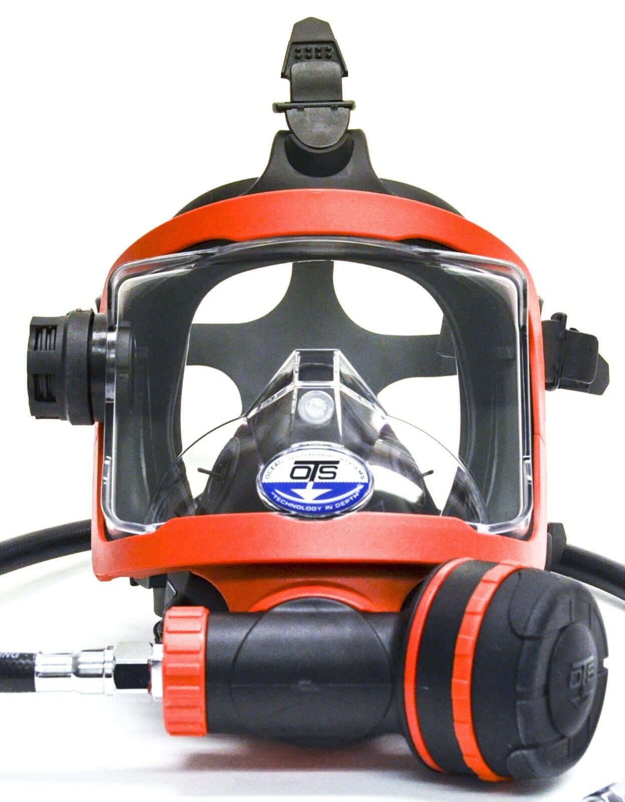 OTS Guardian Full Face Mask (Black Skirt / Red Hardware) - Walmart.com