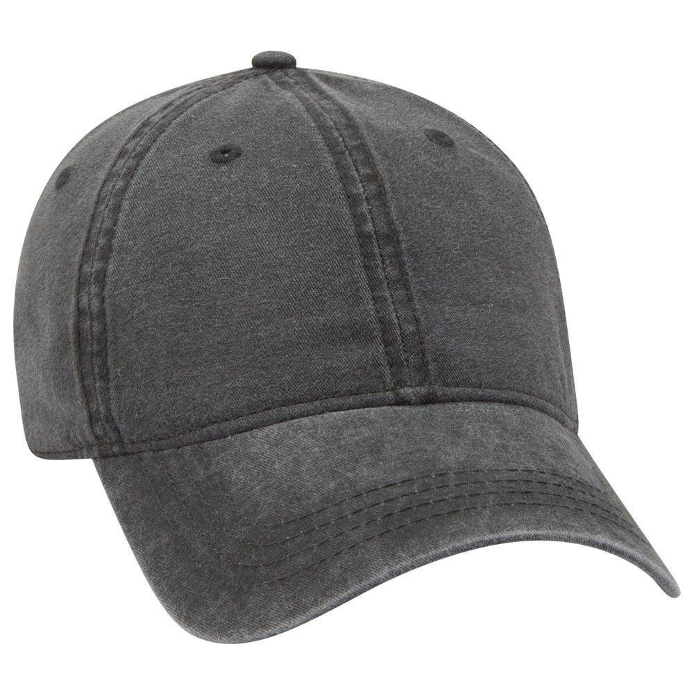 OTTO 6 Panel Low Profile Garment Washed Pigment Dyed Baseball Cap ...
