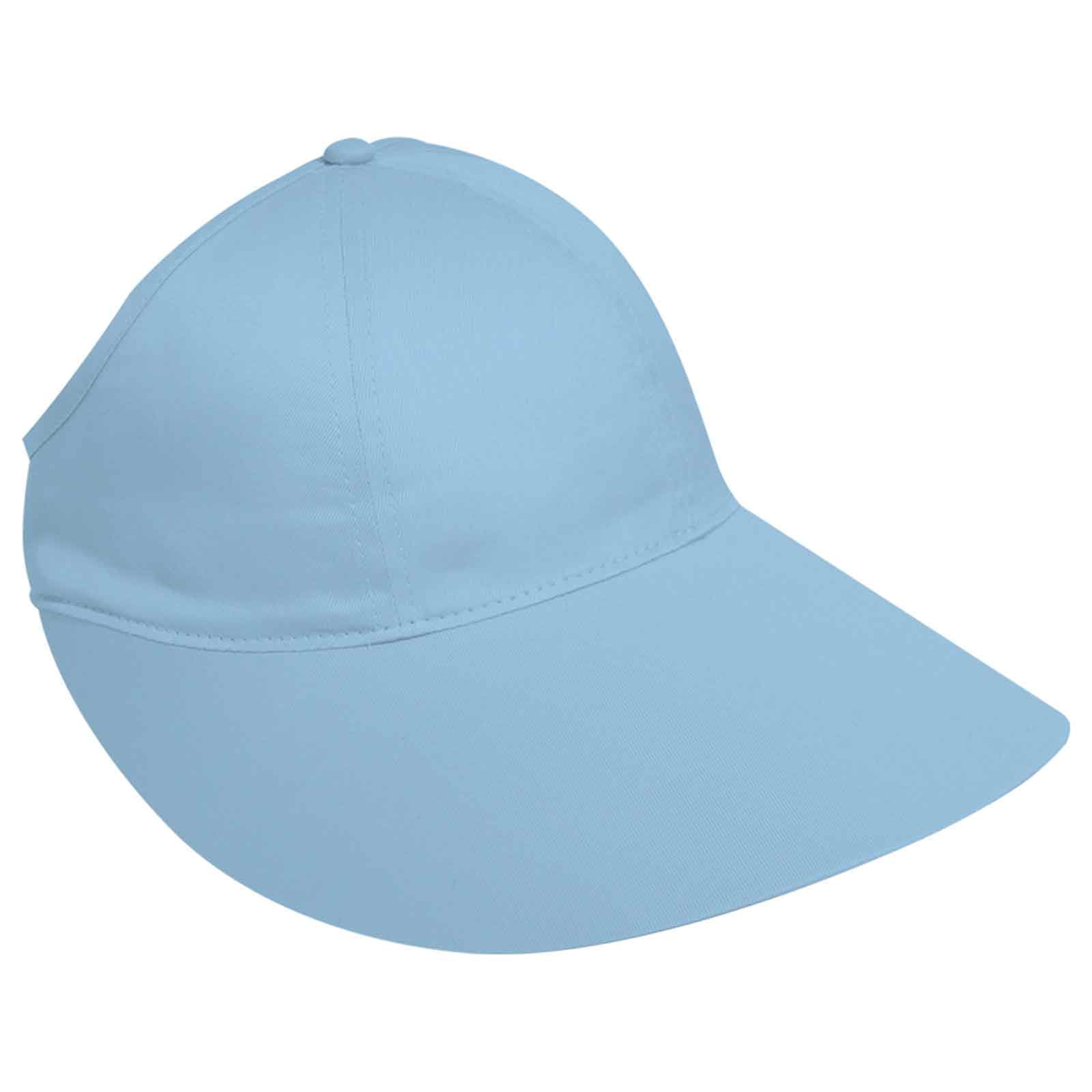 OTTO 69 600 Otto cap 4 panel ponytail extra large visor cap, Sky Blue ...