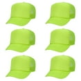 OTTO CAP 5 Panel High Crown Mesh Back Trucker Hat, Polyester Foam Front ...