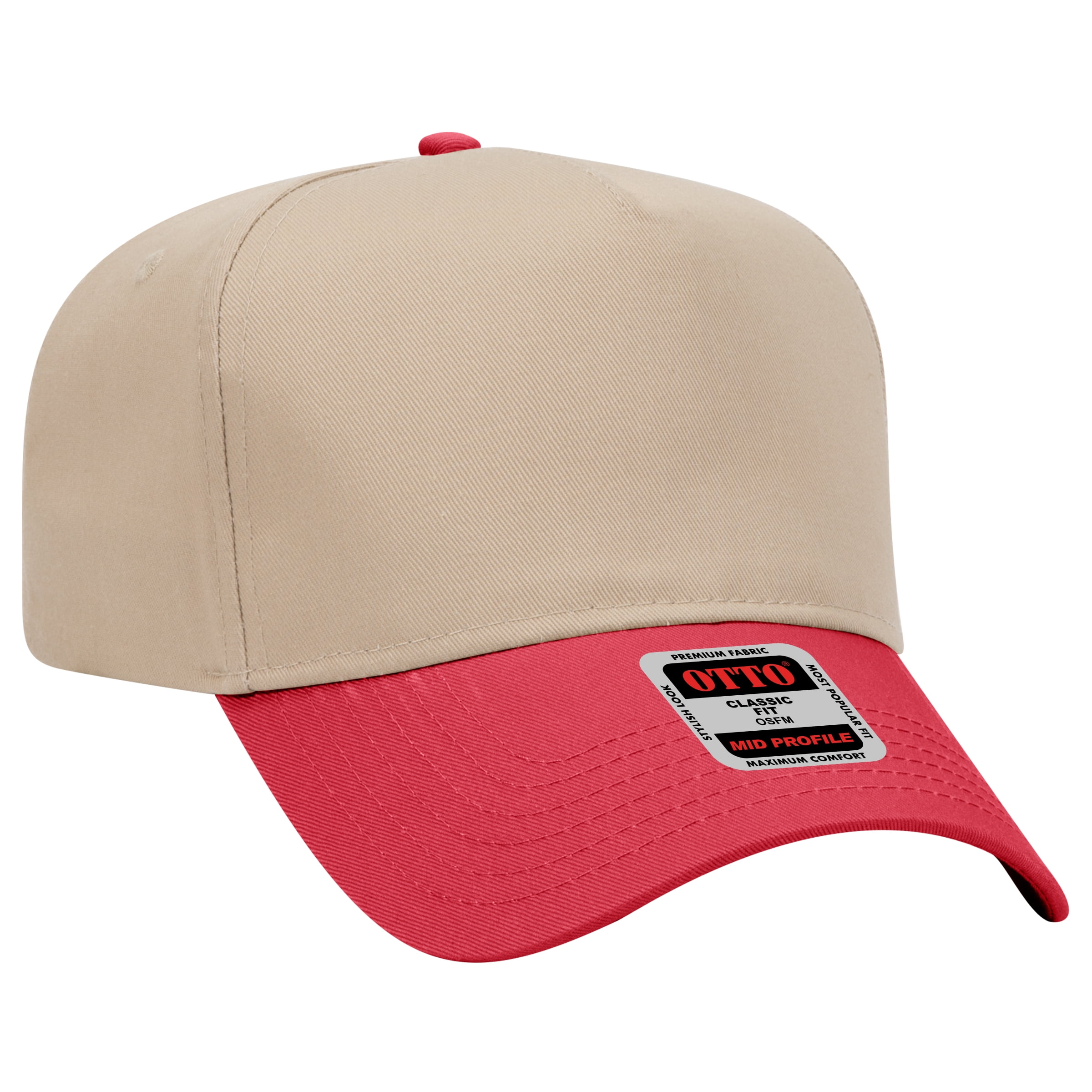 OTTO CAP 5 Panel Mid Profile Baseball Cap - Walmart.com