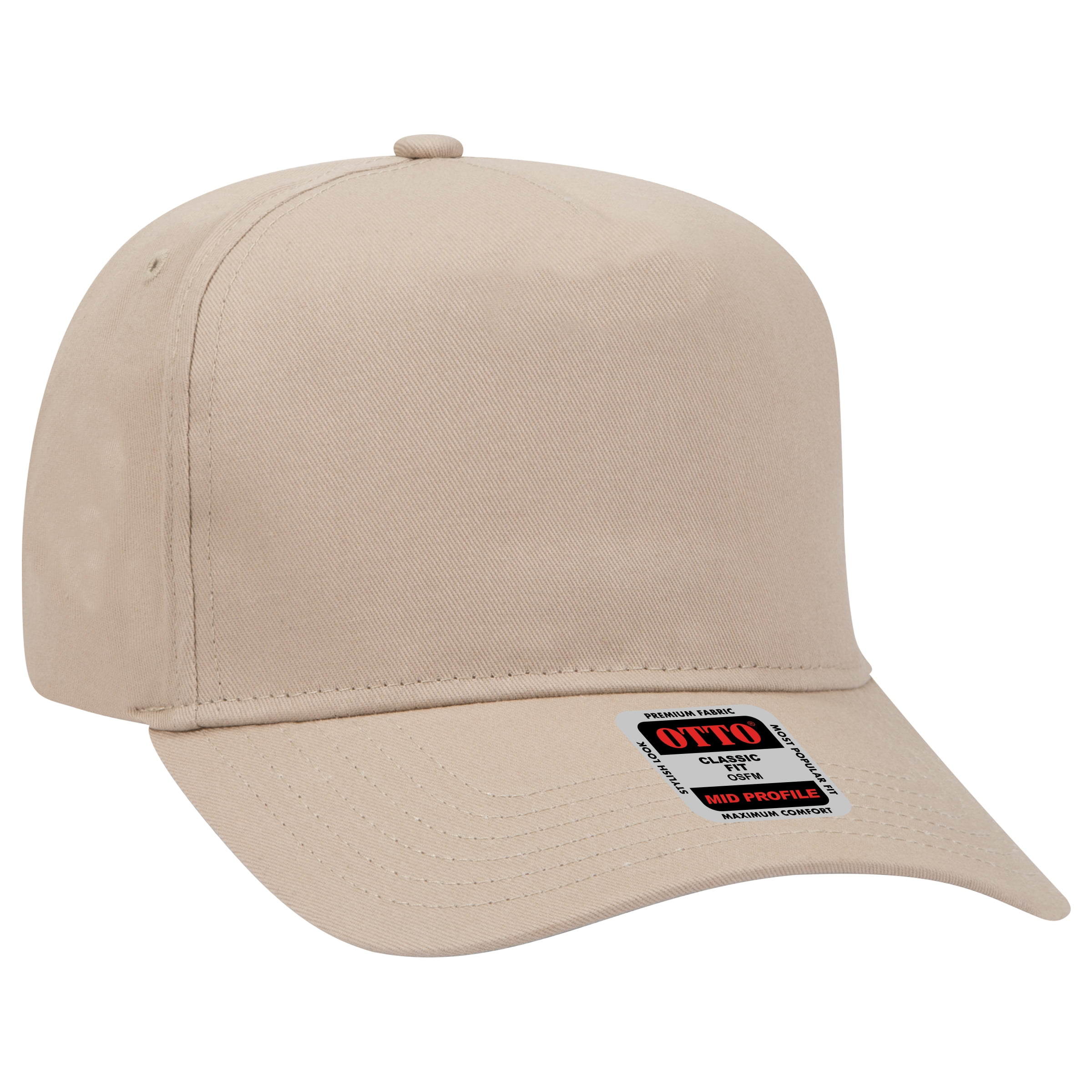 OTTO CAP 5 Panel Mid Profile Baseball Cap - Walmart.com
