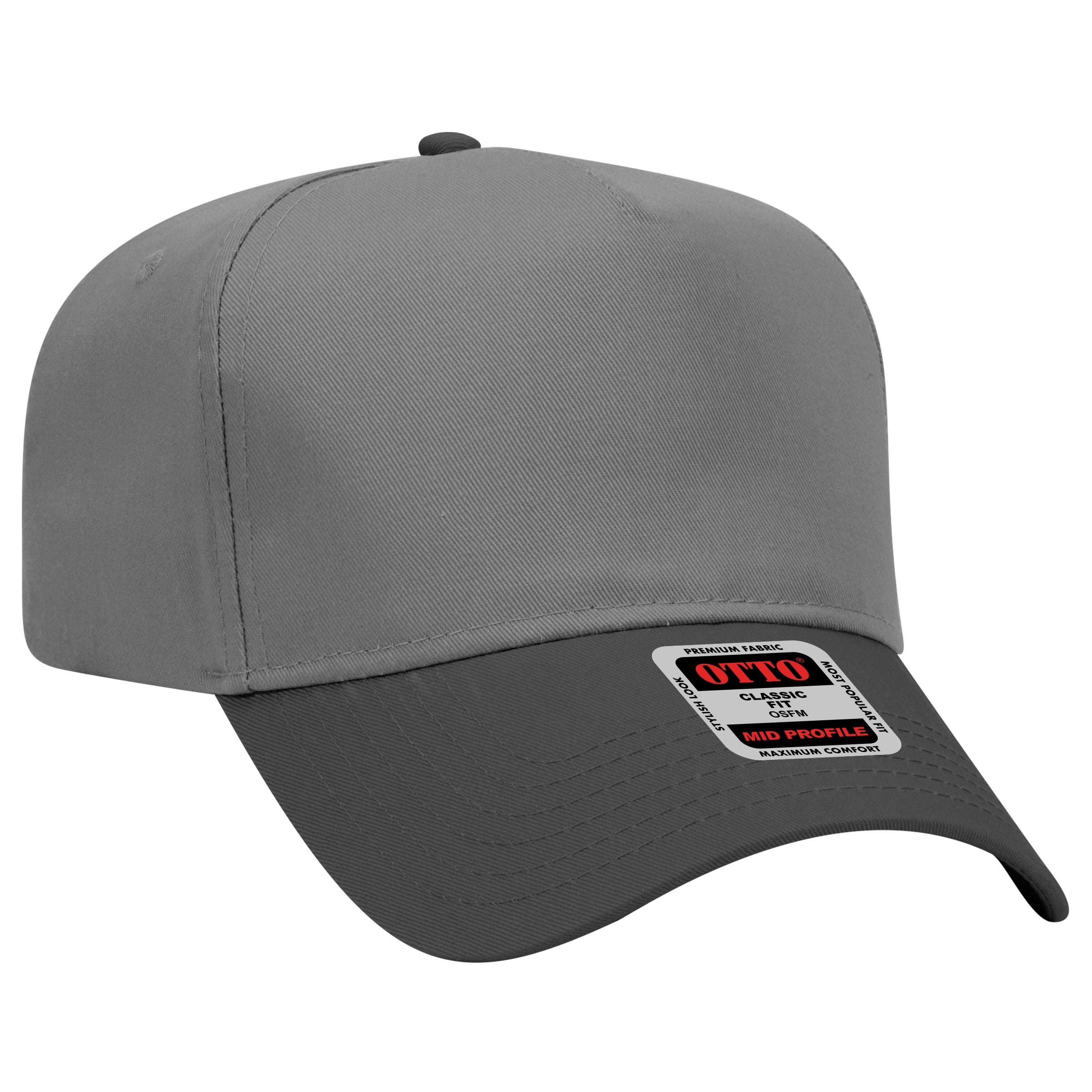 OTTO CAP 5 Panel Mid Profile Baseball Cap - Walmart.com