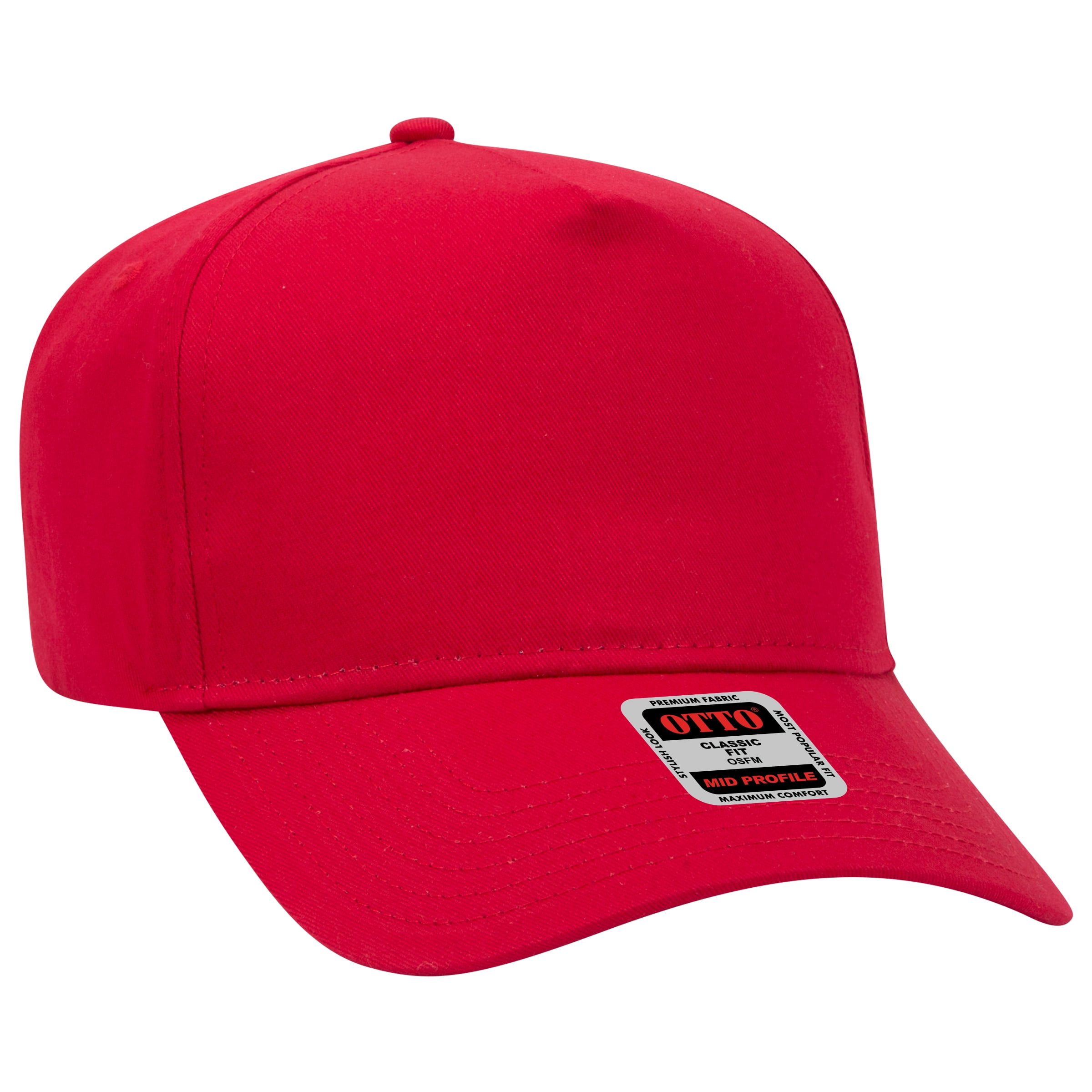 OTTO CAP 5 Panel Mid Profile Baseball Cap - Walmart.com