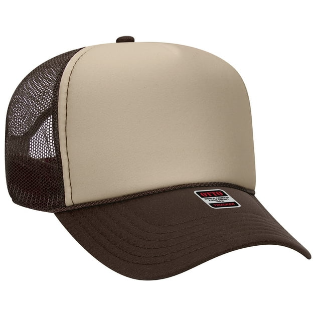 OTTO CAP 5 Panel Mid Profile Mesh Back Trucker Hat - Walmart.com