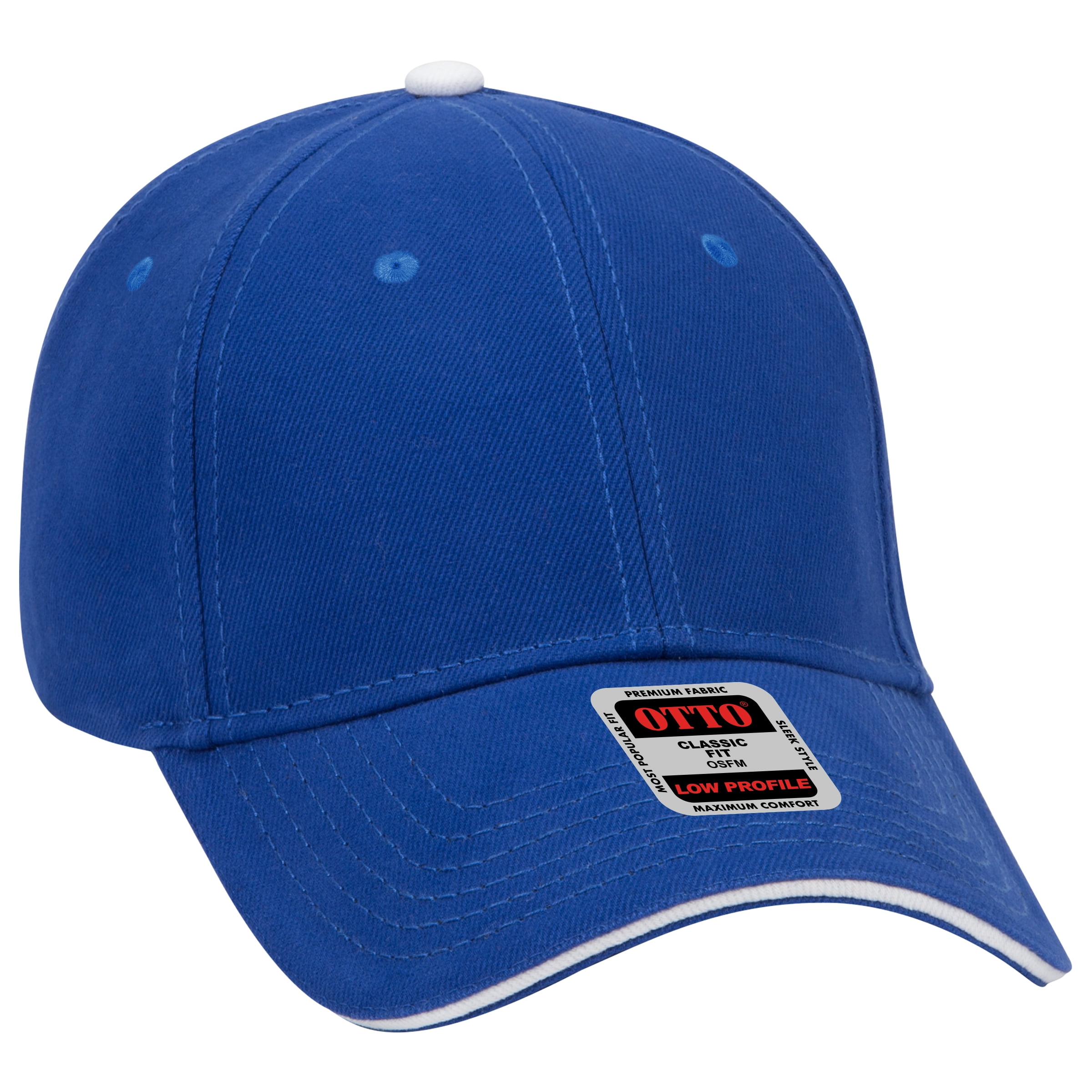 OTTO CAP 6 Panel Low Profile Baseball Cap - Walmart.com