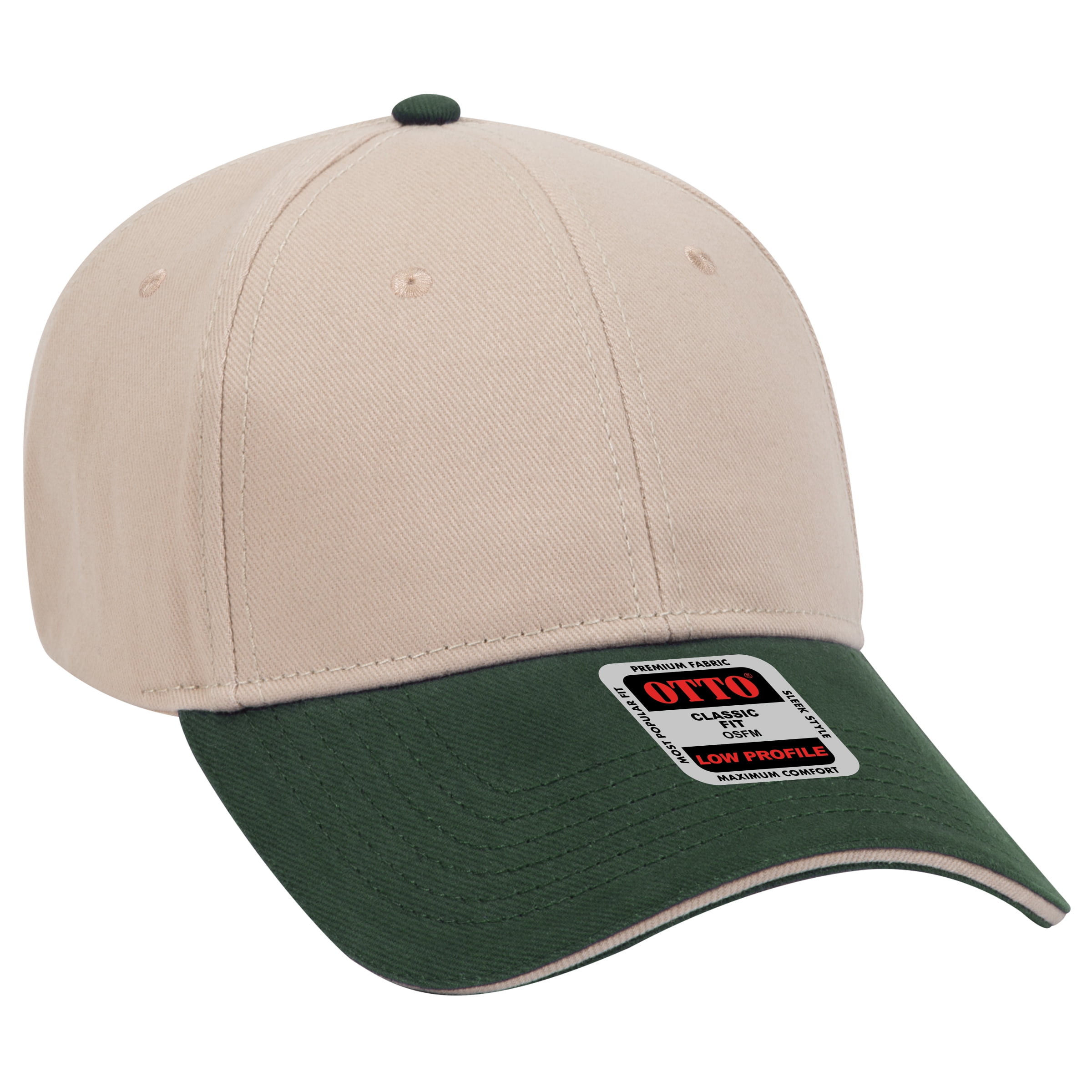 OTTO CAP 6 Panel Low Profile Baseball Cap - Walmart.com