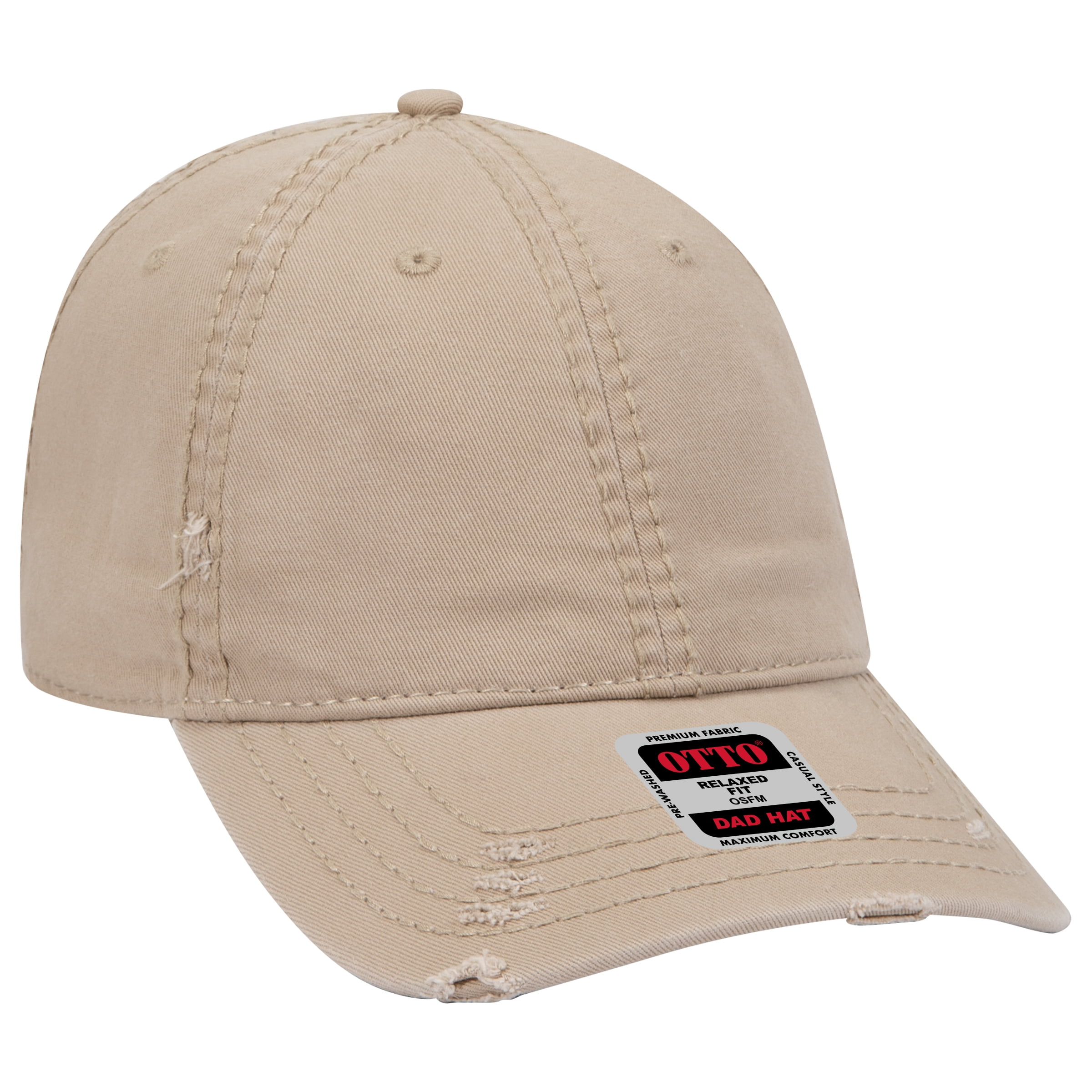 OTTO CAP 6 Panel Low Profile Dad Hat - Walmart.com