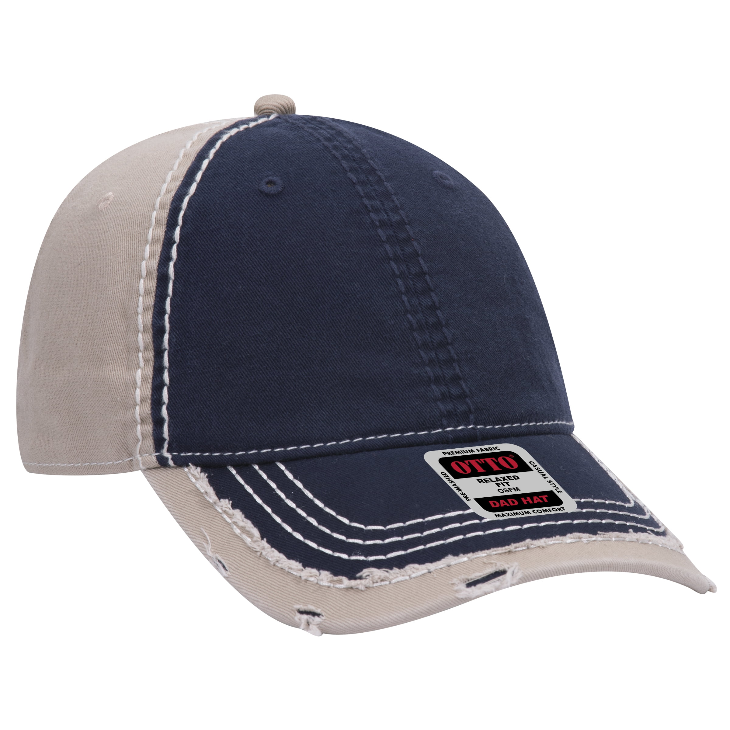 OTTO CAP 6 Panel Low Profile Dad Hat - Walmart.com