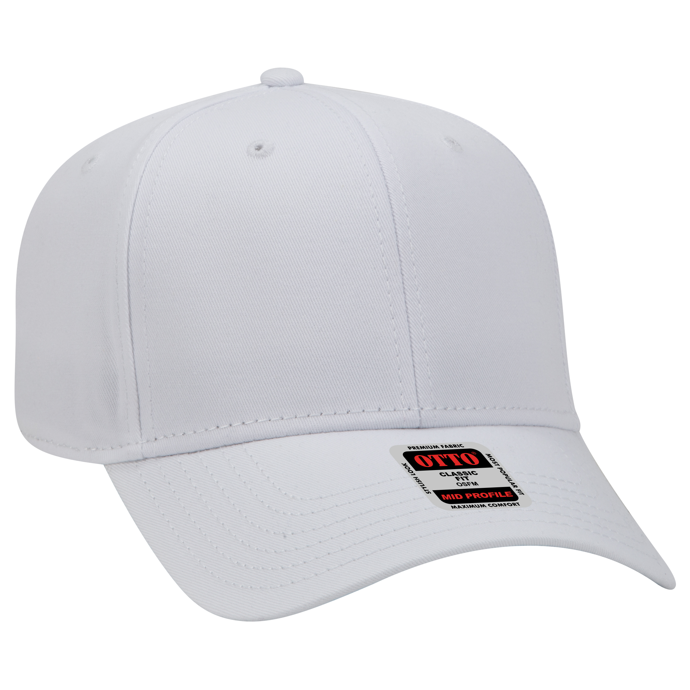 OTTO CAP 6 Panel Mid Profile Baseball Cap - Walmart.com