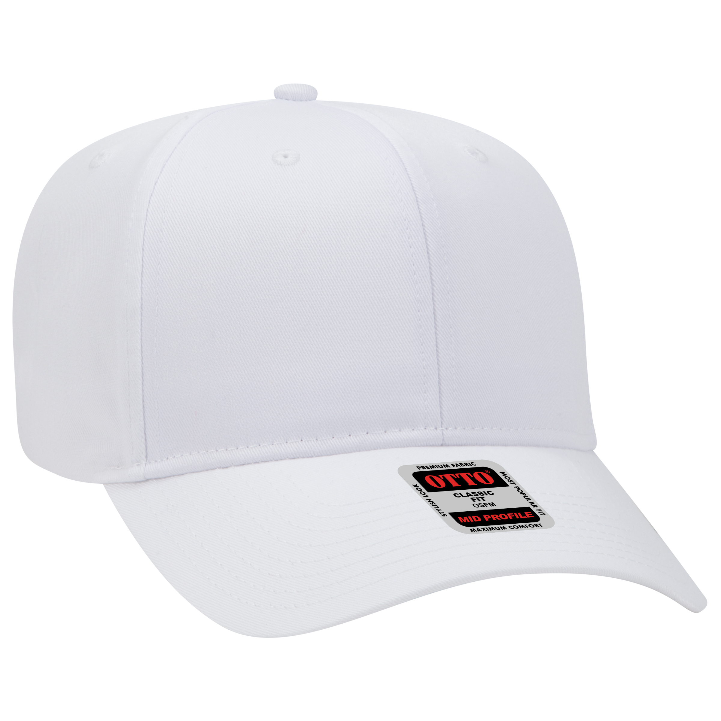 OTTO CAP 6 Panel Mid Profile Baseball Cap - Walmart.com
