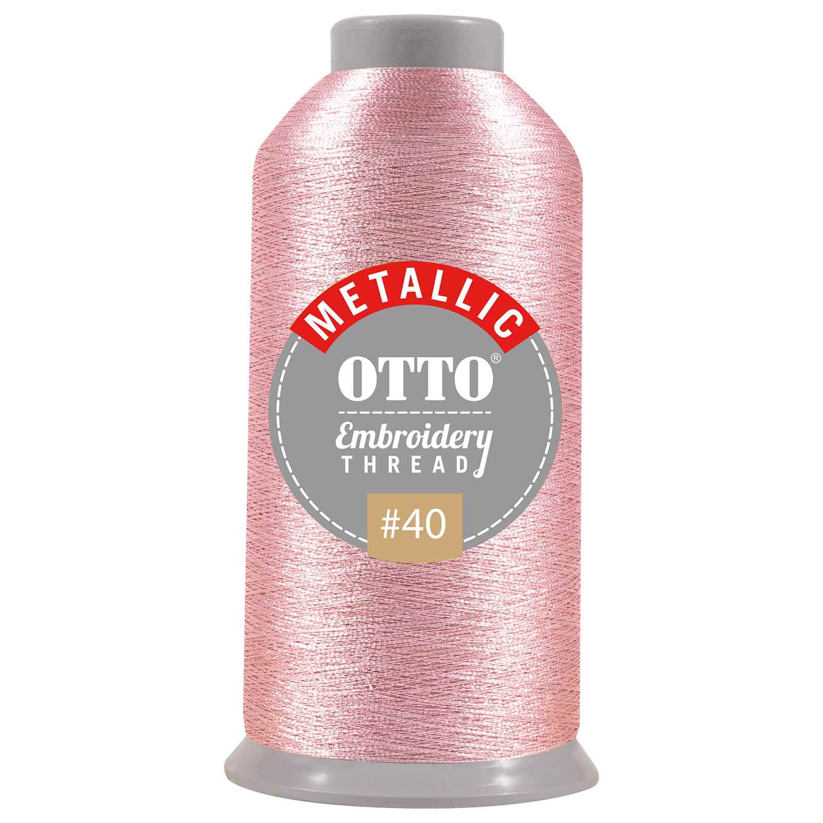 OTTO Embroidery Metallic Thread #40 3,300 yd. Cone - Walmart.com