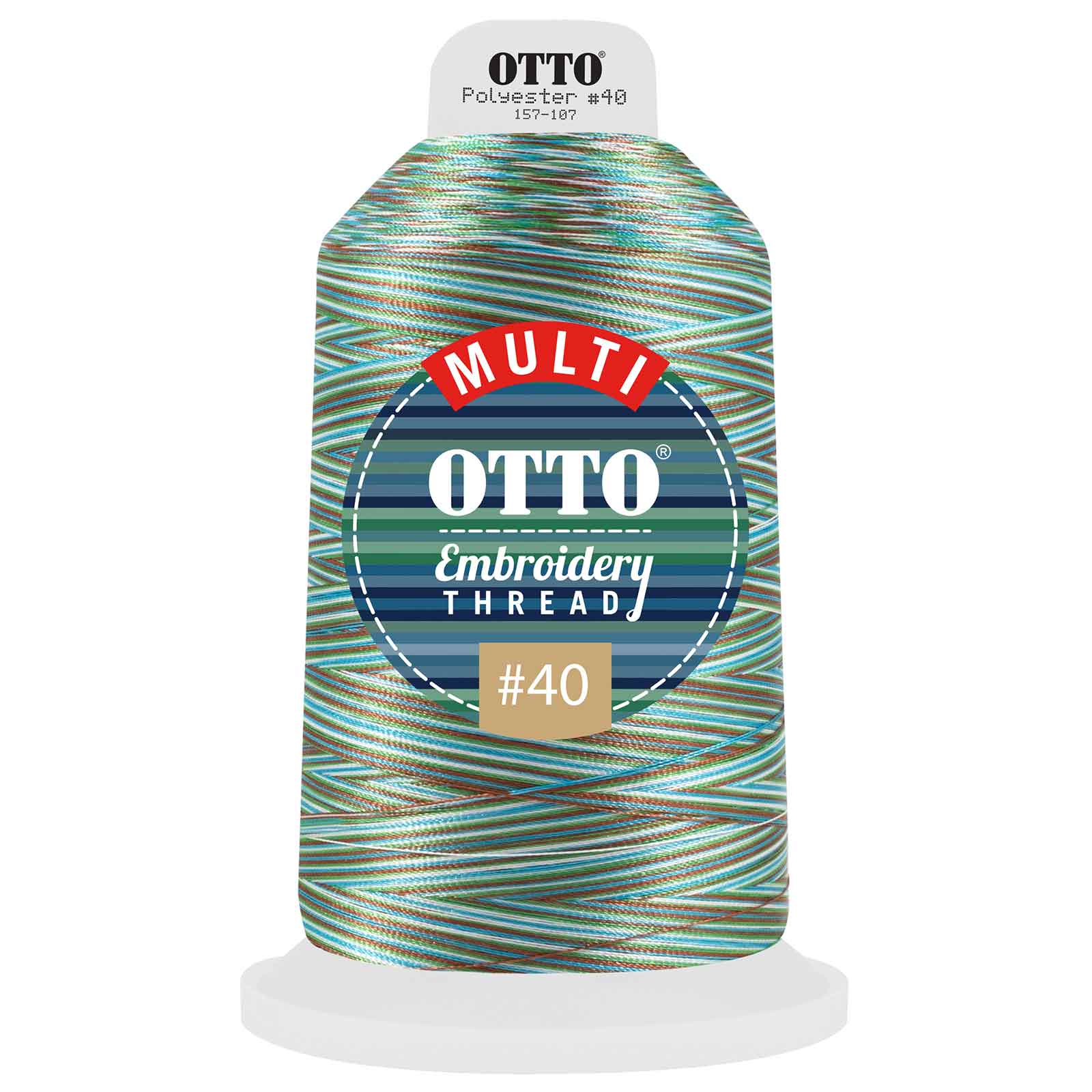 OTTO Embroidery Multicolor Thread #40 5,500 yd. King Cone - Walmart.com