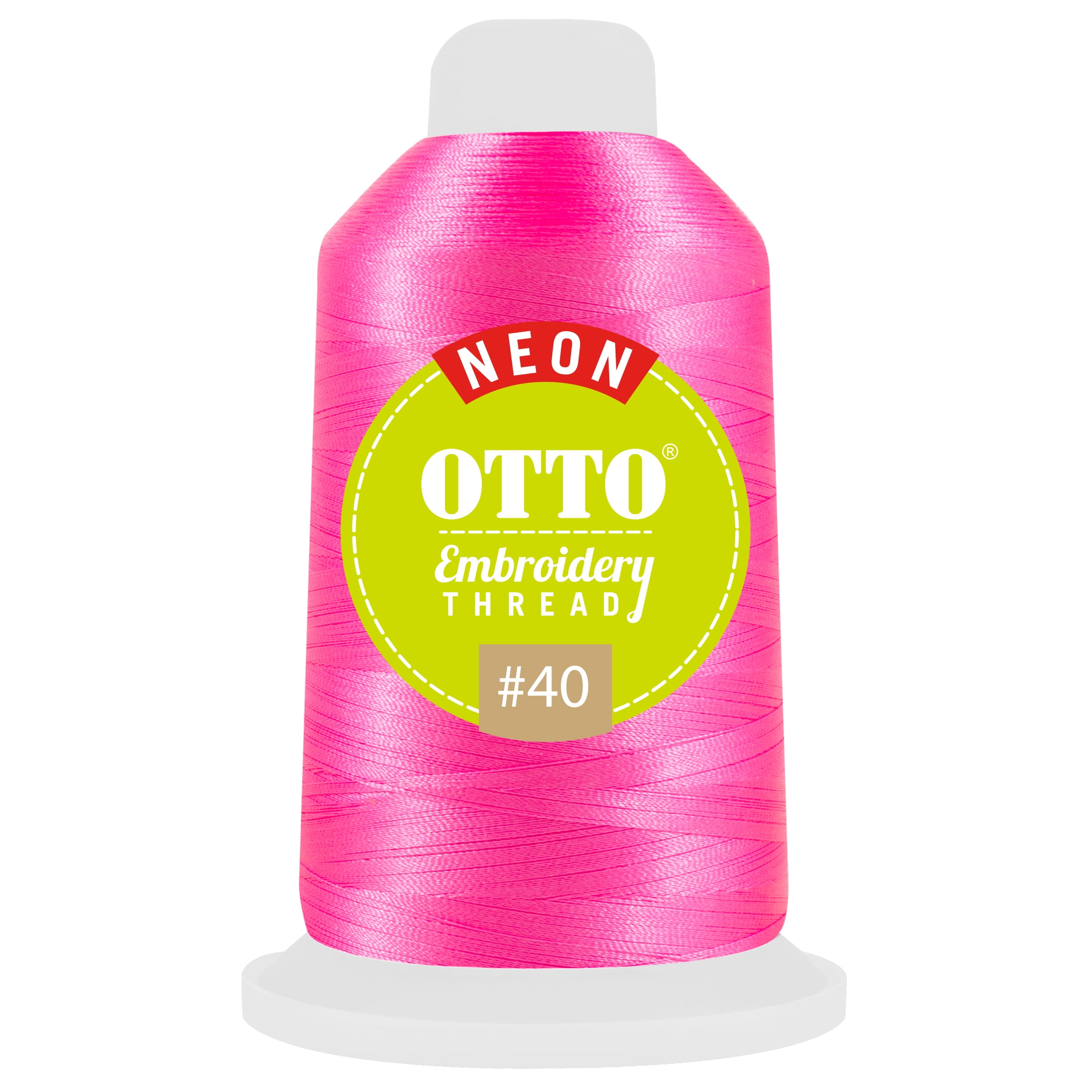 OTTO Embroidery Neon Thread #40 1,100 yd. Cone - Walmart.com