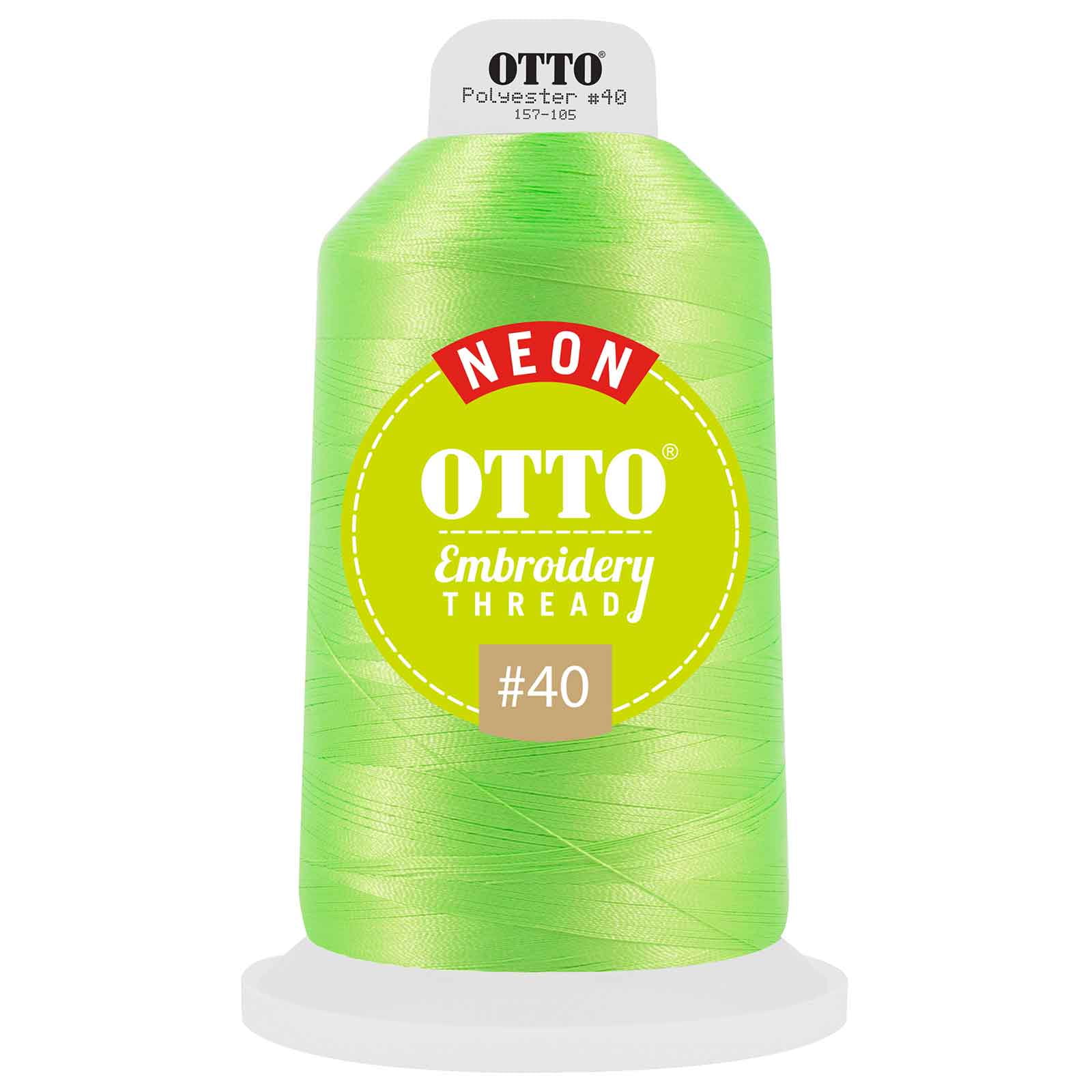 OTTO Embroidery Neon Thread #40 5,500 yd. King Cone - Walmart.com