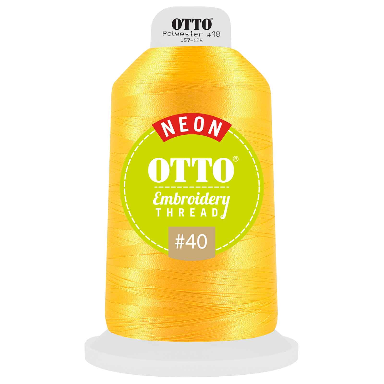 OTTO Embroidery Neon Thread #40 5,500 yd. King Cone - Walmart.com
