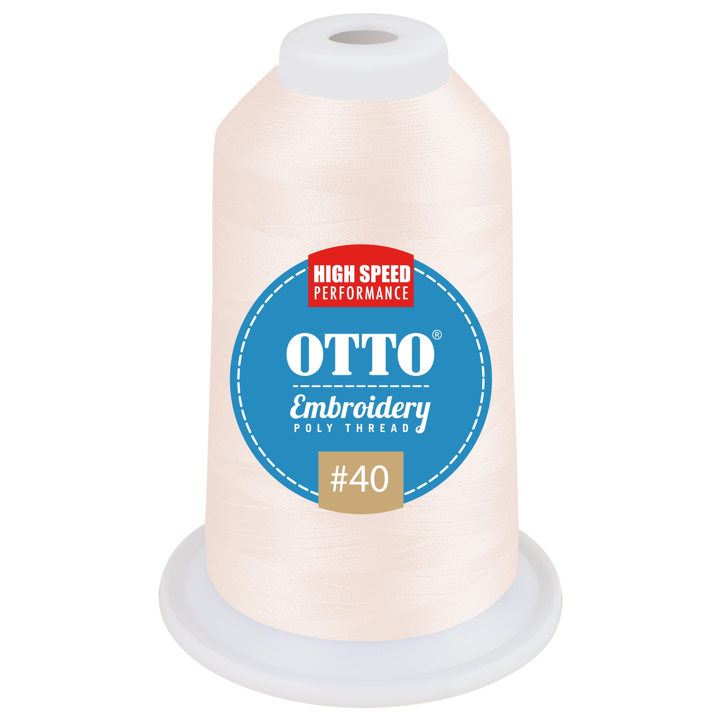 OTTO Embroidery Poly Thread #40 1,100 yd. Cone - Walmart.com