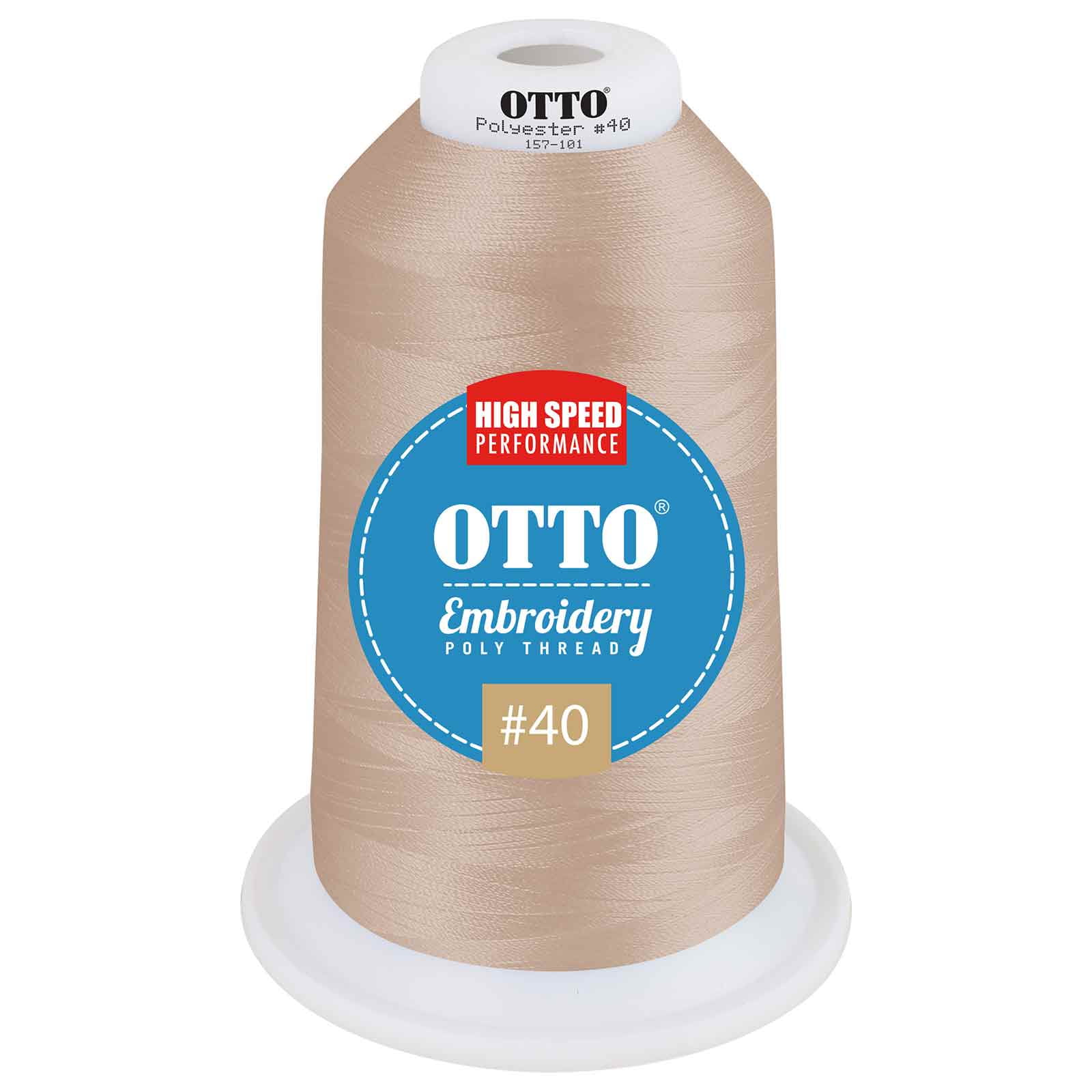 OTTO Embroidery Poly Thread #40 5,500 yd. King Cone - Walmart.com