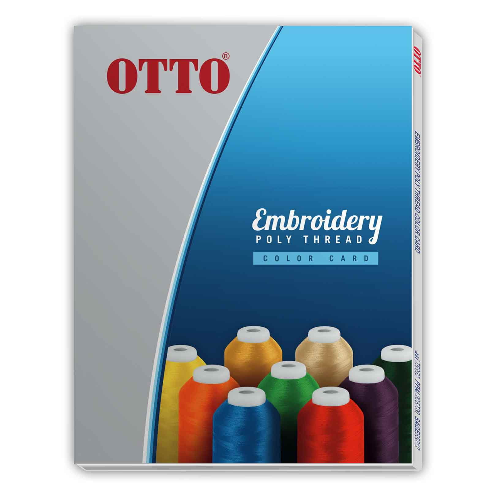 OTTO Embroidery Poly Thread Color Card - Walmart.com