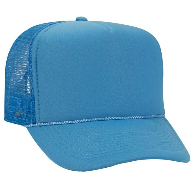 OTTO Polyester Foam Front 5 Panel High Crown Mesh Back Trucker Hat ...