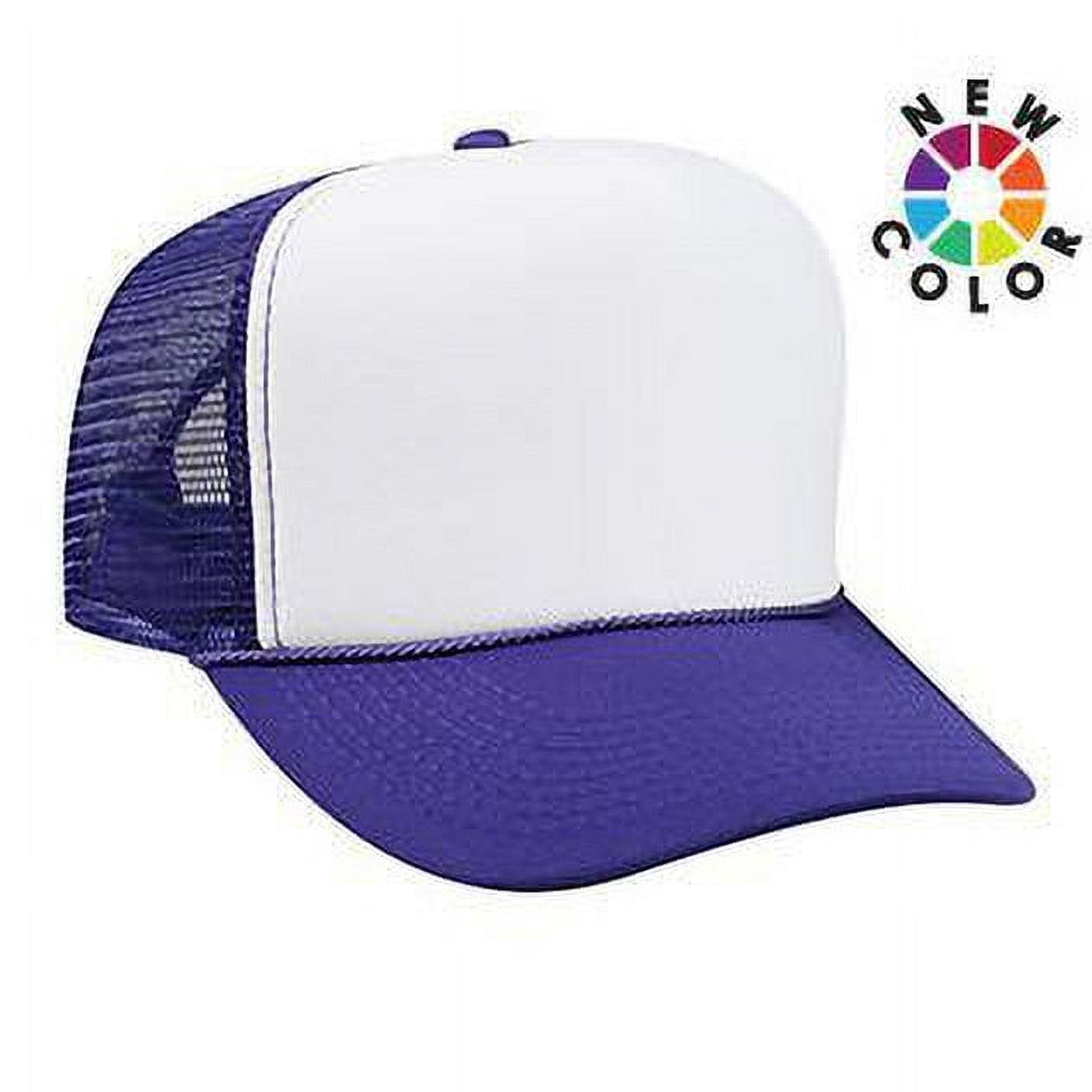 OTTO Polyester Foam Front 5 Panel High Crown Mesh Back Trucker Hat ...
