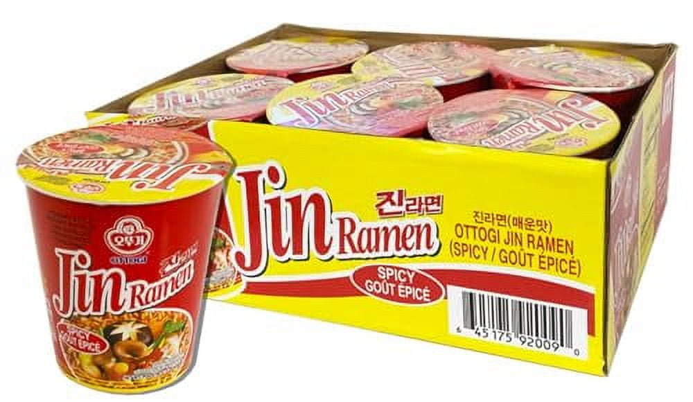 [OTTOGI] JIN RAMEN KOREAN STYLE INSTANT NOODLE, RICH SPICY FLAVOR, Instant Cup Ramen, Best ...