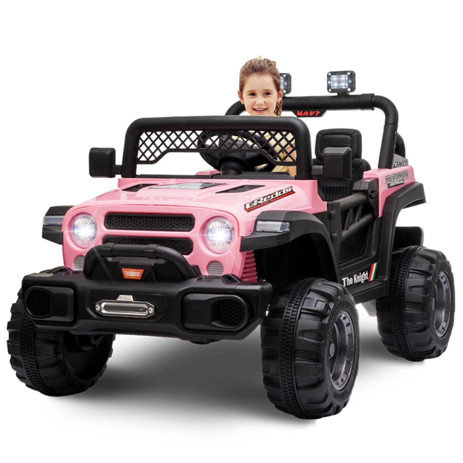 OTTORD 12V Power Car Electric Toy for Children, Motorized Ride-On ...